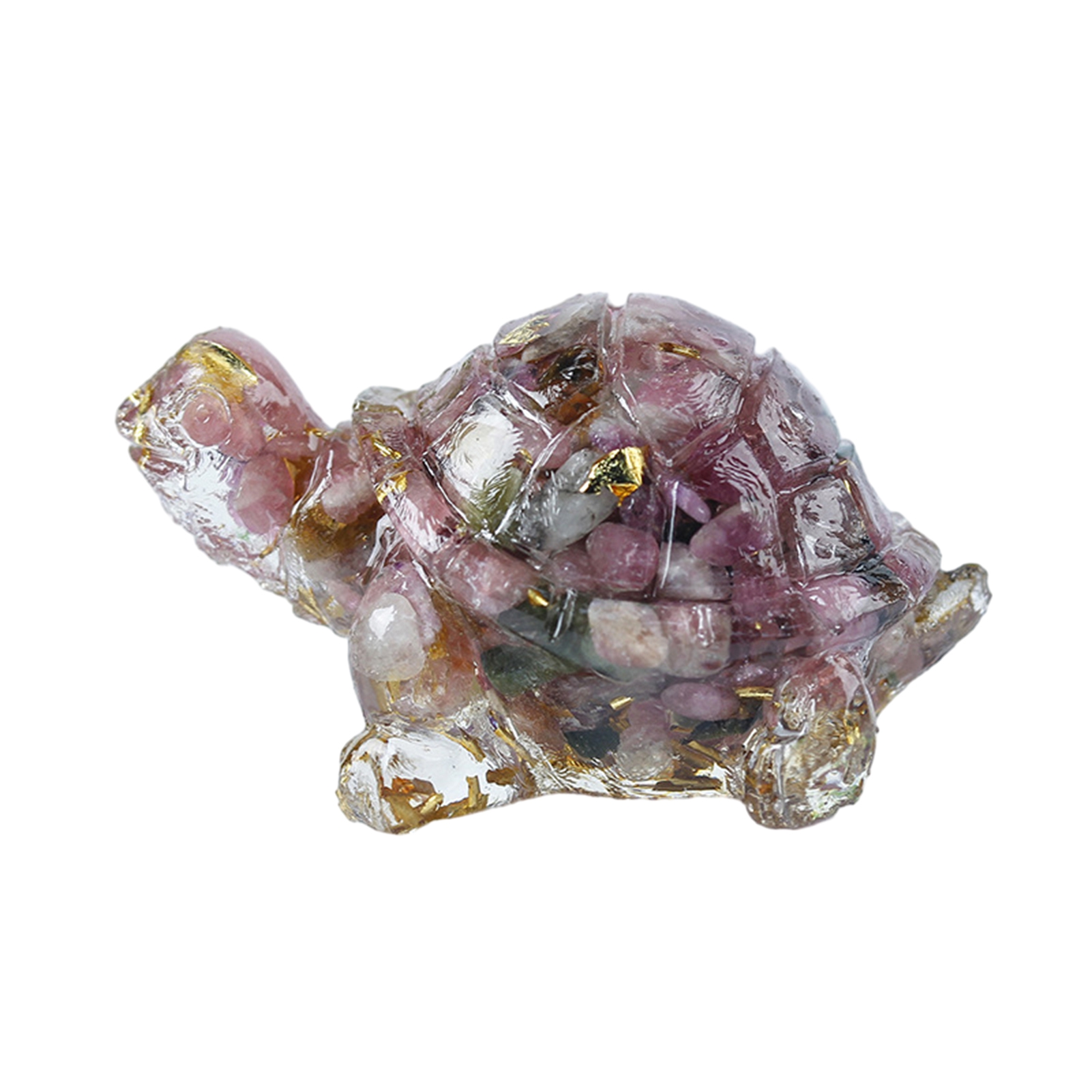 Waroomhouse Artificial Tortoise Ornament Faux Crystal Figurine ...