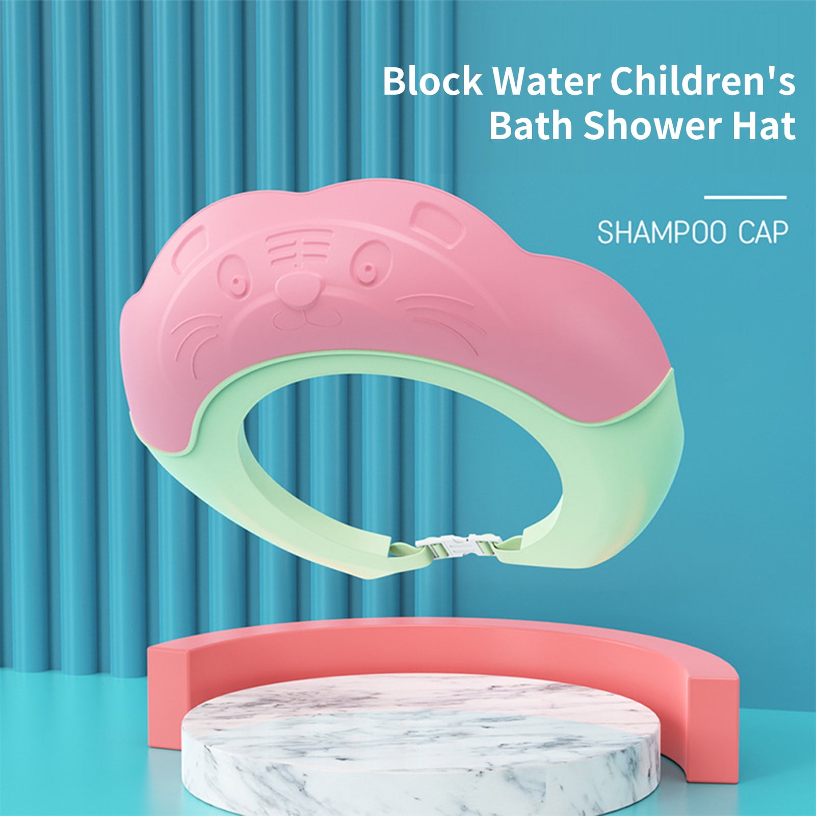 Waroomhouse Baby Shampoo Hat Wide Brim Adjustable Head Circumference ...