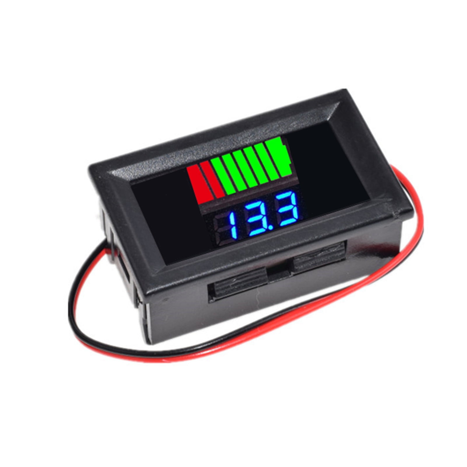 Waroomhouse Battery Capacity Meter - 12V-60V LED Digital Display Low ...