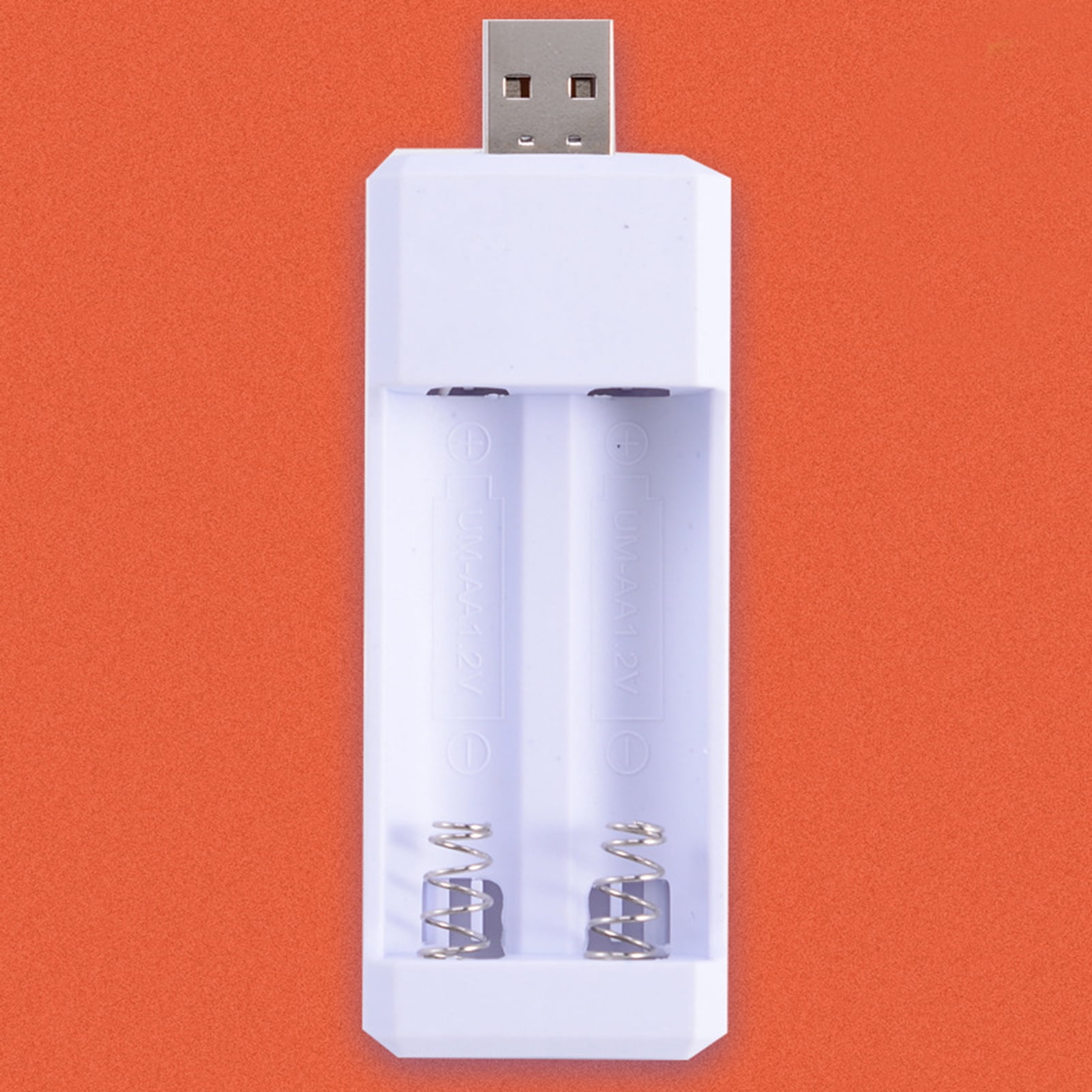 Waroomhouse Battery Charger Battery Adapter 2 Slots USB Port Trickle ...