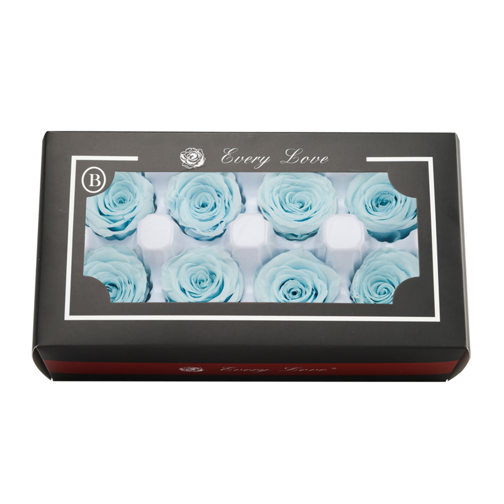 Waroomhouse Blooming Rose Flower Heads 8pcs Eternal Rose Flowers ...