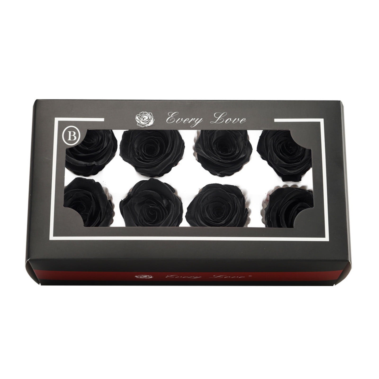 Waroomhouse Blooming Rose Flower Heads 8pcs Eternal Rose Flowers ...