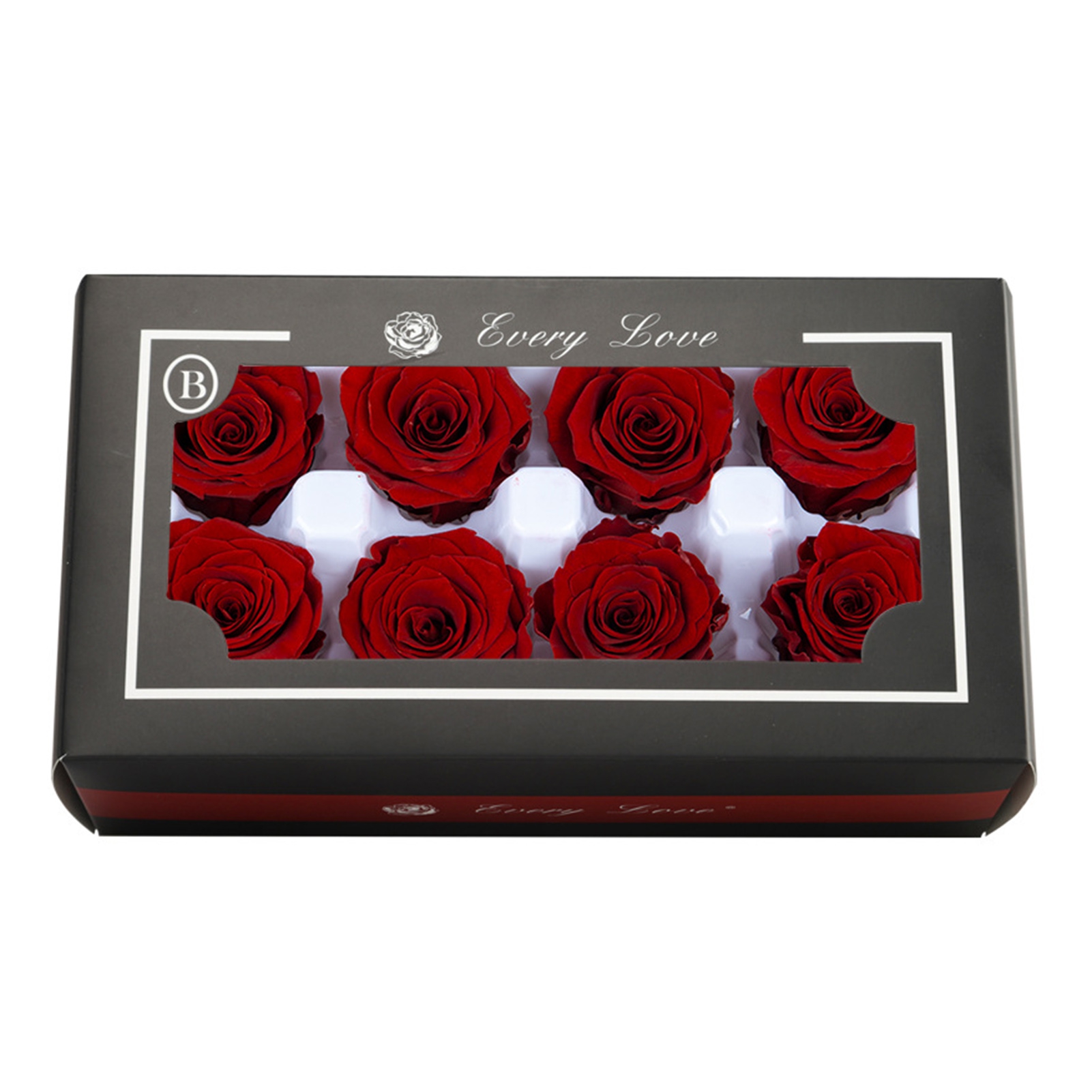 Waroomhouse Blooming Rose Flower Heads 8pcs Eternal Rose Flowers ...