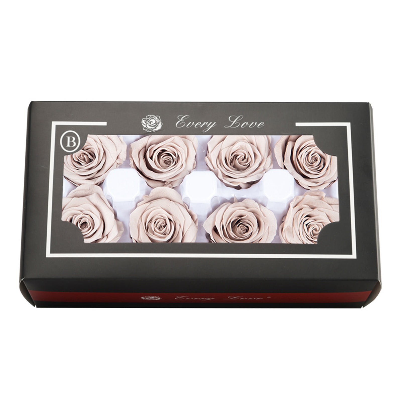 Waroomhouse Blooming Rose Flower Heads 8pcs Eternal Rose Flowers ...