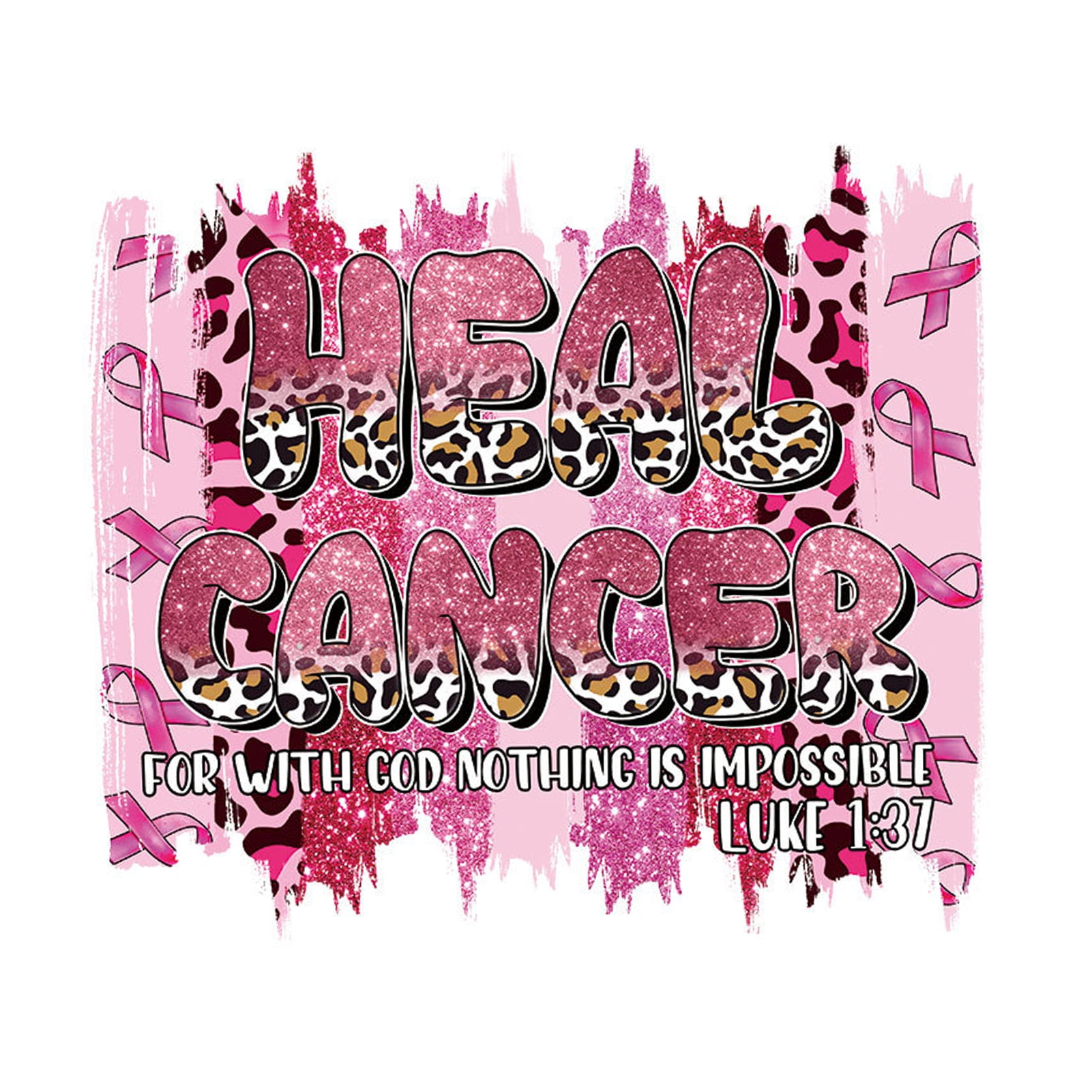 Waroomhouse Breast Cancer Awareness Iron-on Stickers Iron-on Decals ...
