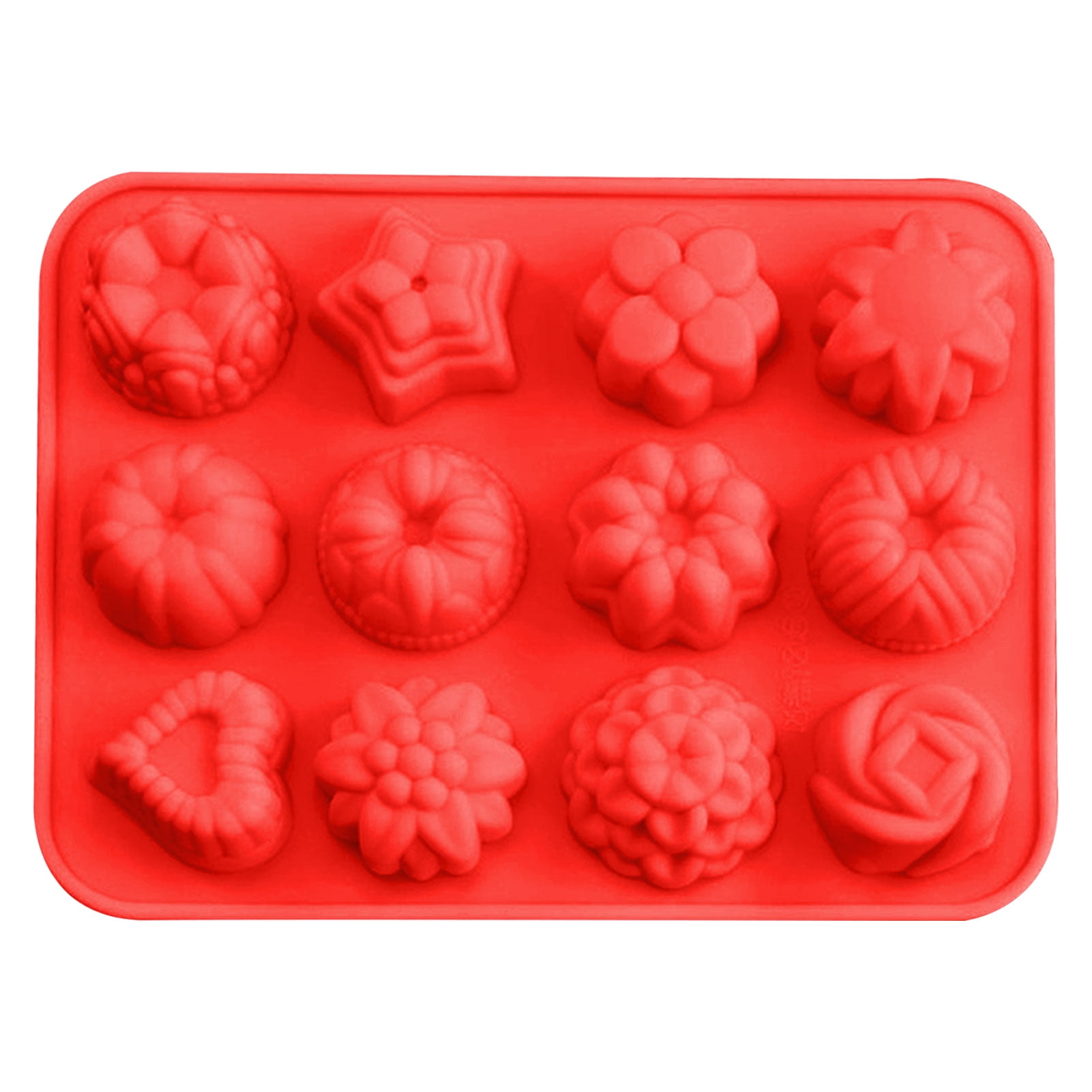 Waroomhouse Cake Mold 12-Cavity Cold-resistant High Toughness Easy to ...