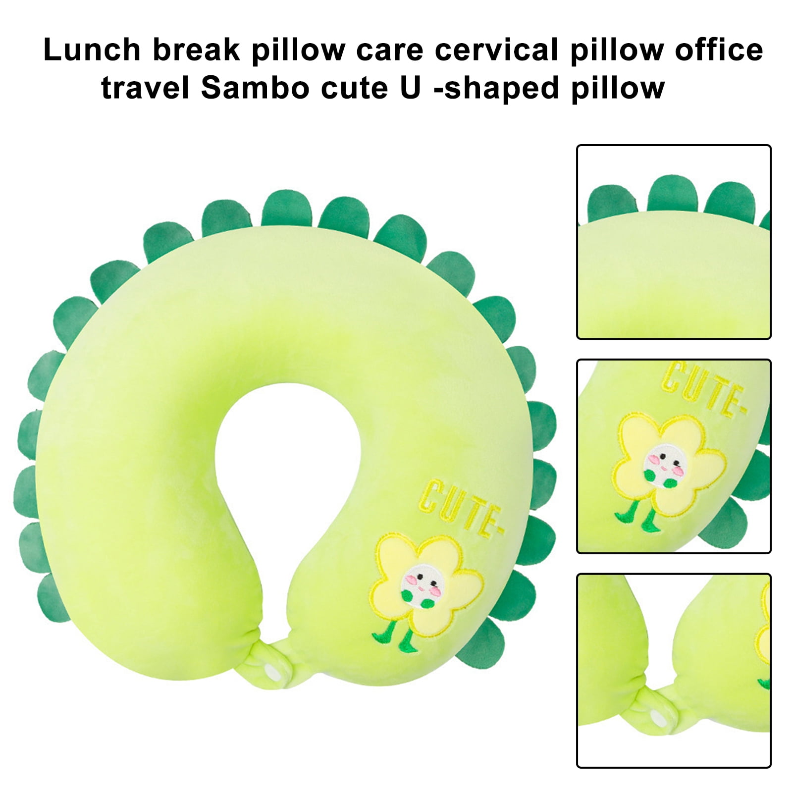 Waroomhouse Cartoon U-shaped Pillow Kids Travel Pillow Cartoon U-shape ...