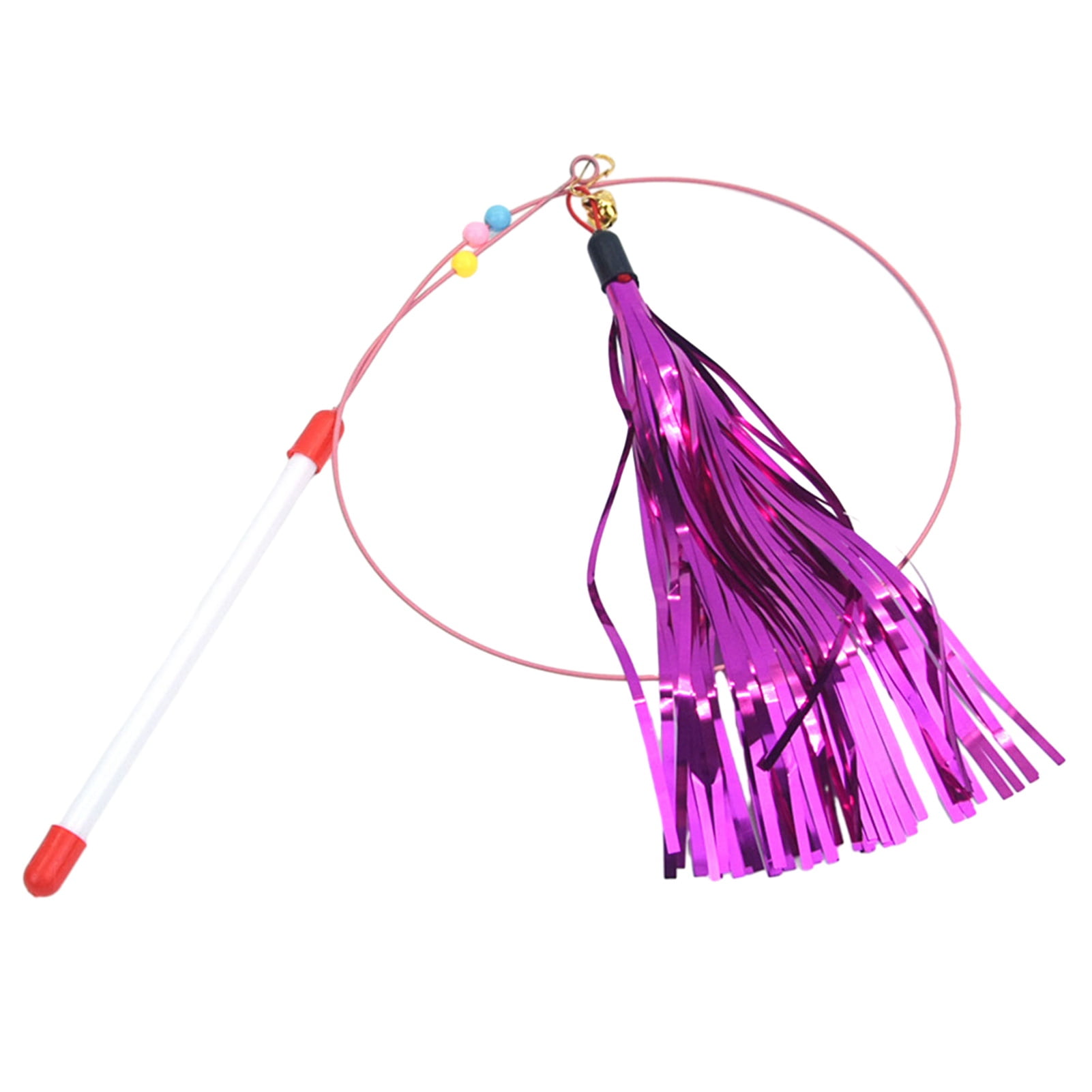 Waroomhouse Cat Teasing Stick Cat Stick Toy Cat Teaser Toy Interactive ...