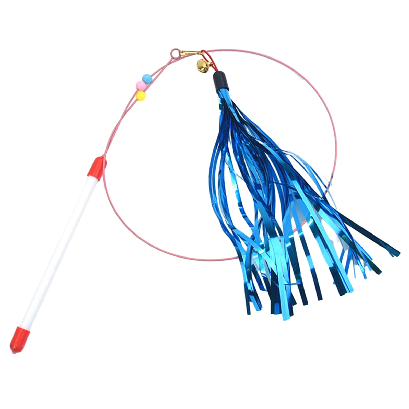 Waroomhouse Cat Teasing Stick Cat Stick Toy Cat Teaser Toy Interactive ...