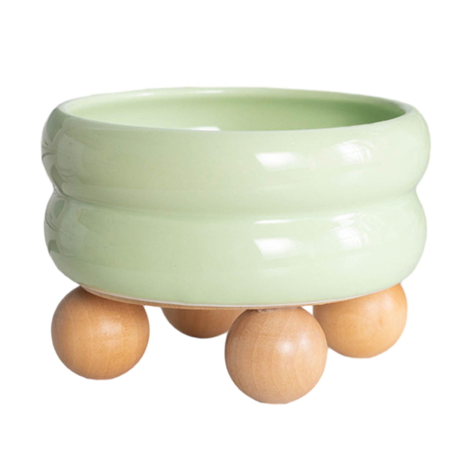 Waroomhouse Ceramic Pet Bowl Ceramic Cat Bowl Elevated Raised Food ...