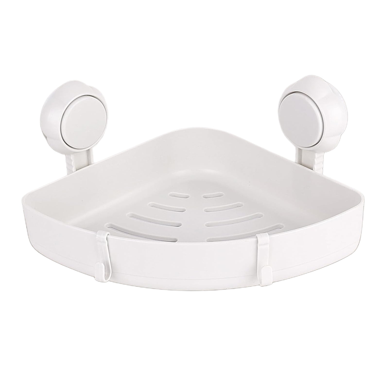 Waroomhouse Corner Storage Rack for Bathroom Suction Cup Corner Shower ...