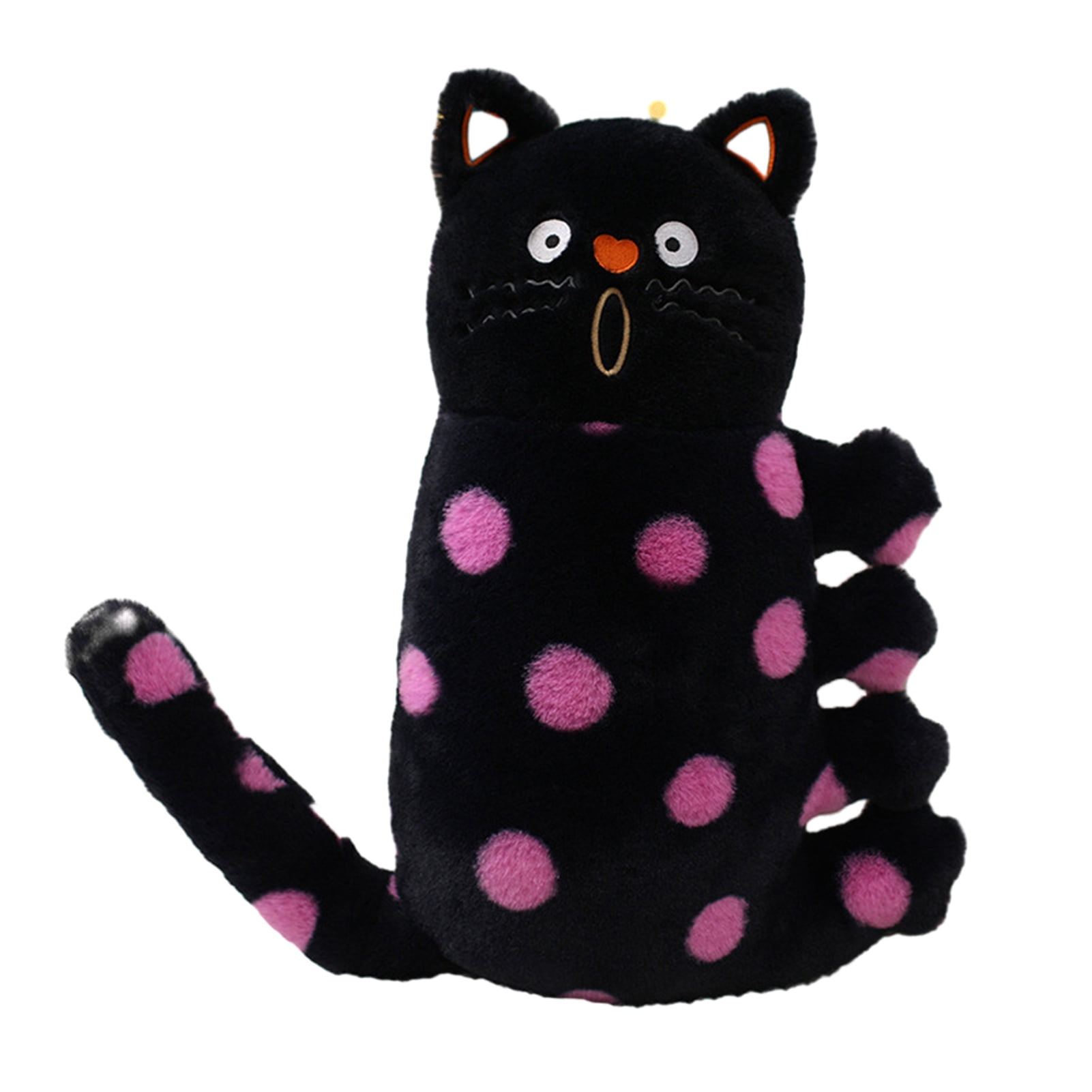 Waroomhouse Cute Dot Cat Plushie Dot Cat Plush Toy Dot Cat Plush Cute ...