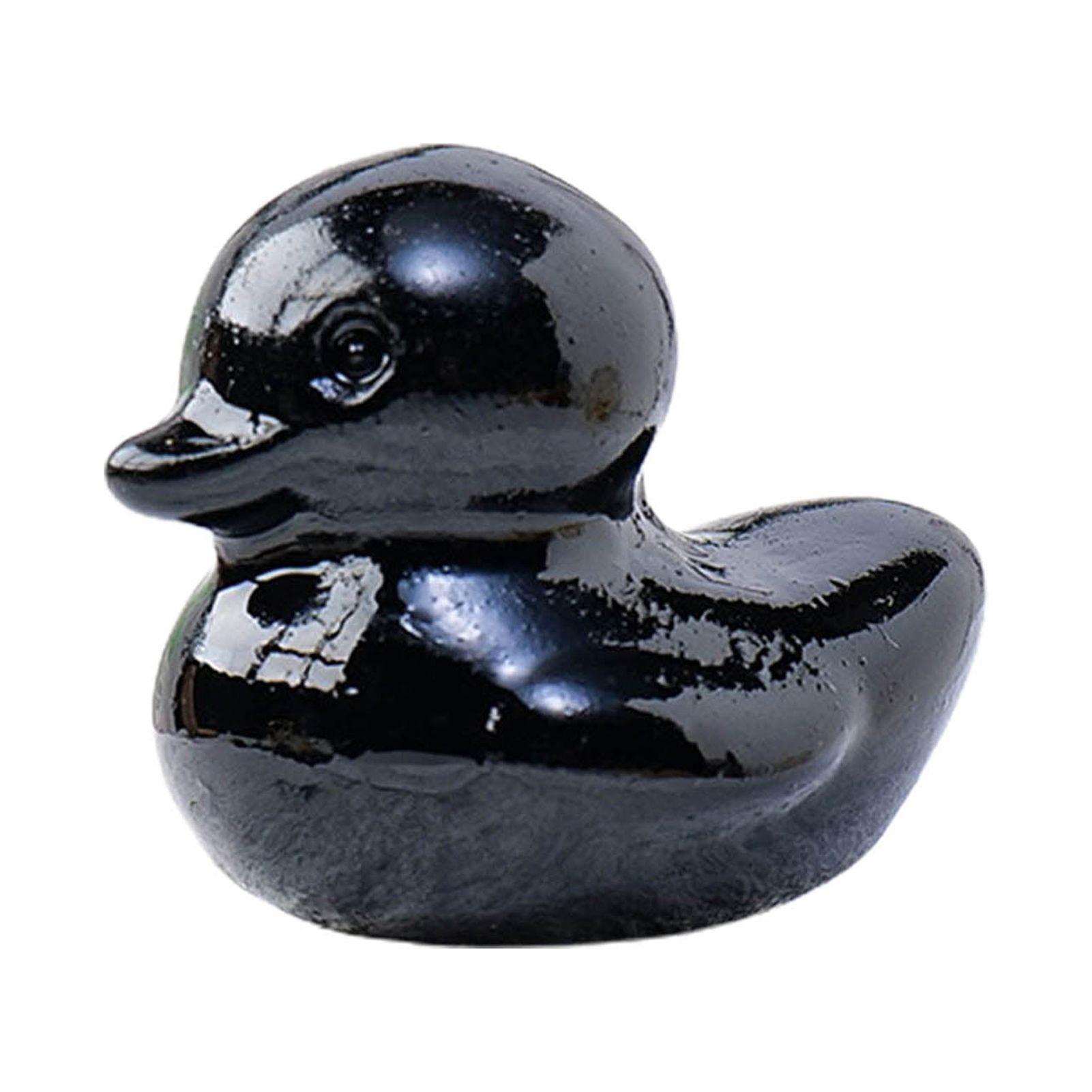 Waroomhouse Cute Duck Ornament Polished Stone Duck Model Cute Natural ...
