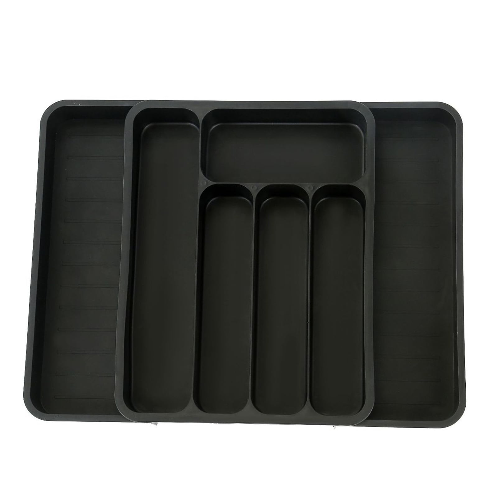 Waroomhouse Cutlery Drawer Organizer Utensil Storage Box Cutlery ...