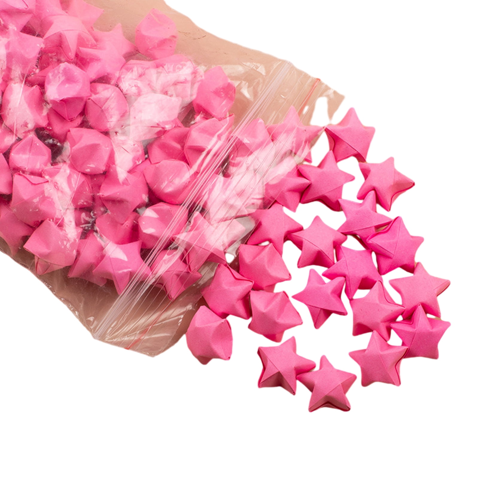 Waroomhouse Decoration Stars Colorful Origami Stars 100pcs Glow-in-the ...