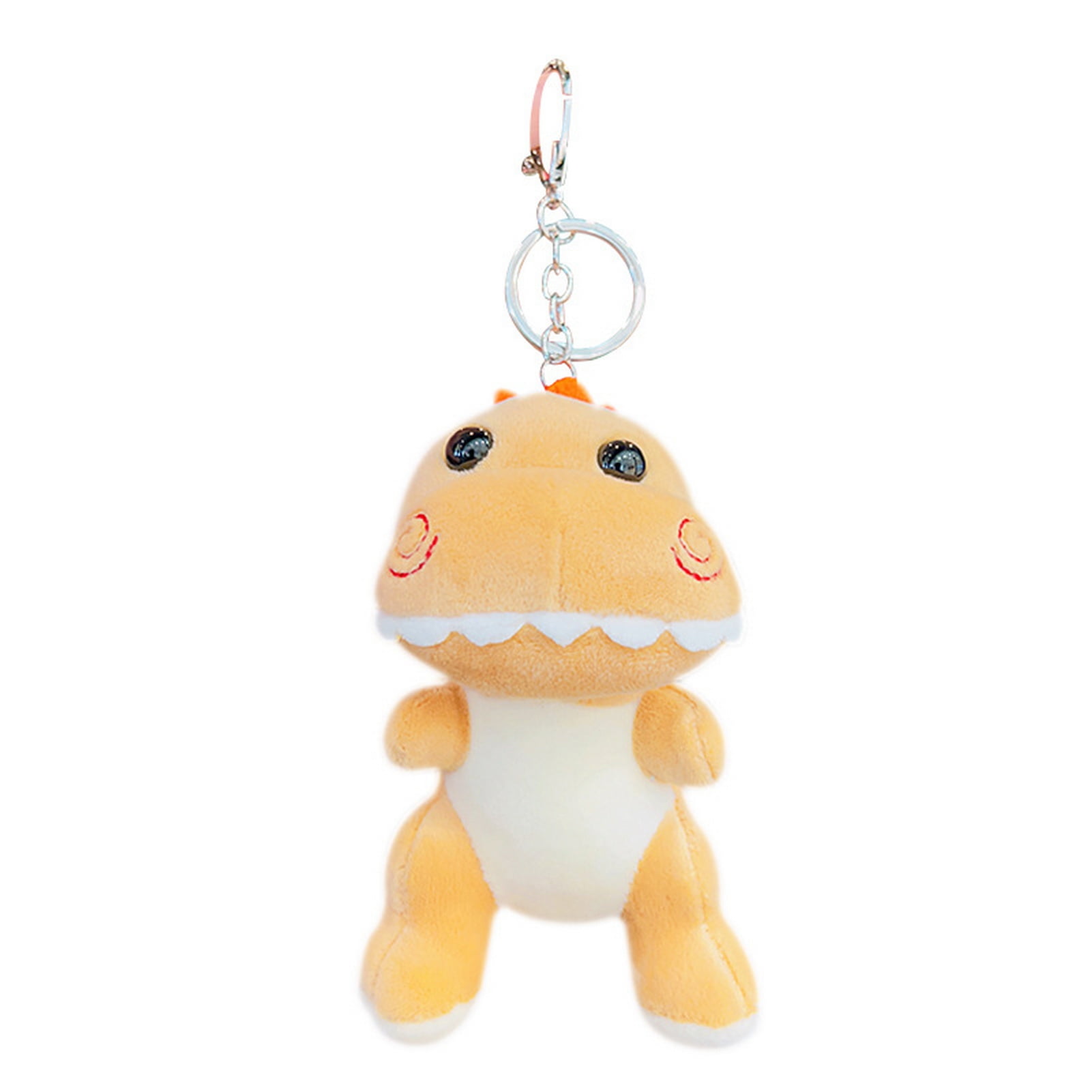 Waroomhouse Dinosaur Keychain Cute Dragon Keyring Dinosaur Plush ...