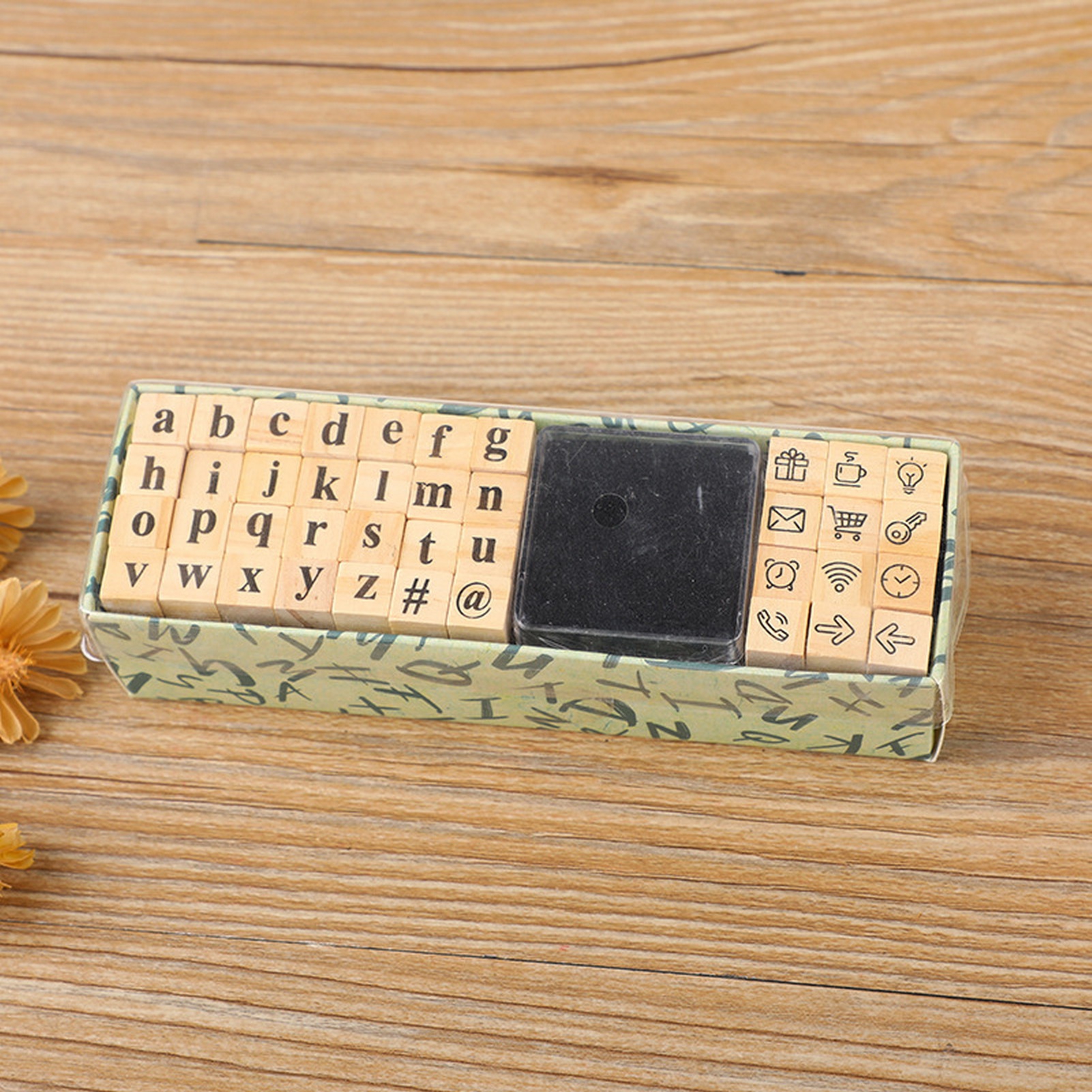 Waroomhouse Diy Appearance Stamp Retro Wooden Seal Set for Diy Crafts ...