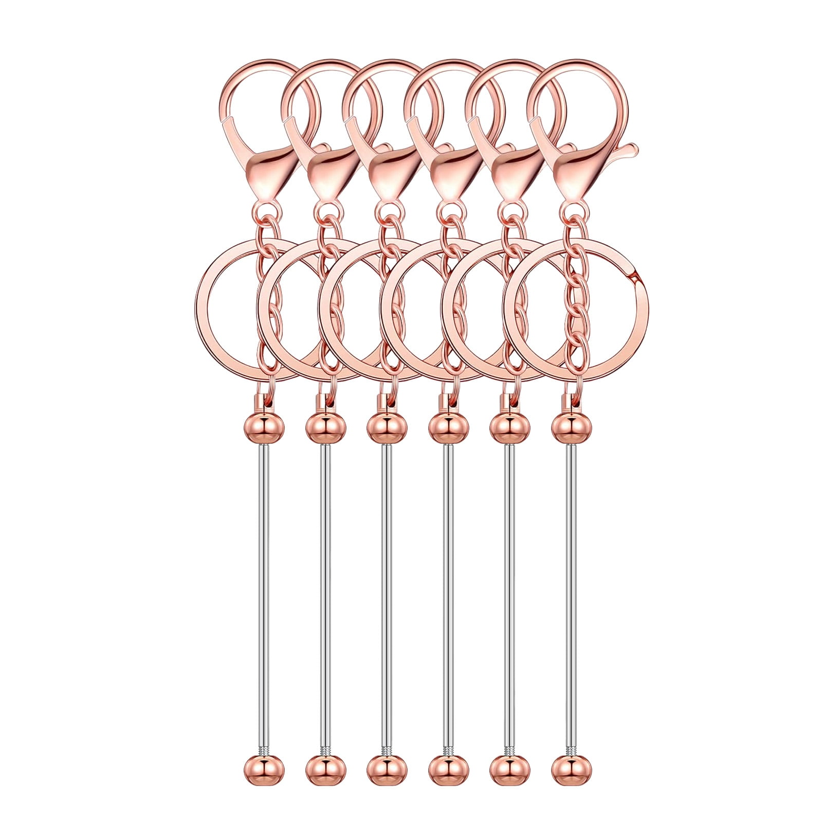 Waroomhouse Diy Beaded Key Holder 6 Pcs Diy Beaded Keychains ...