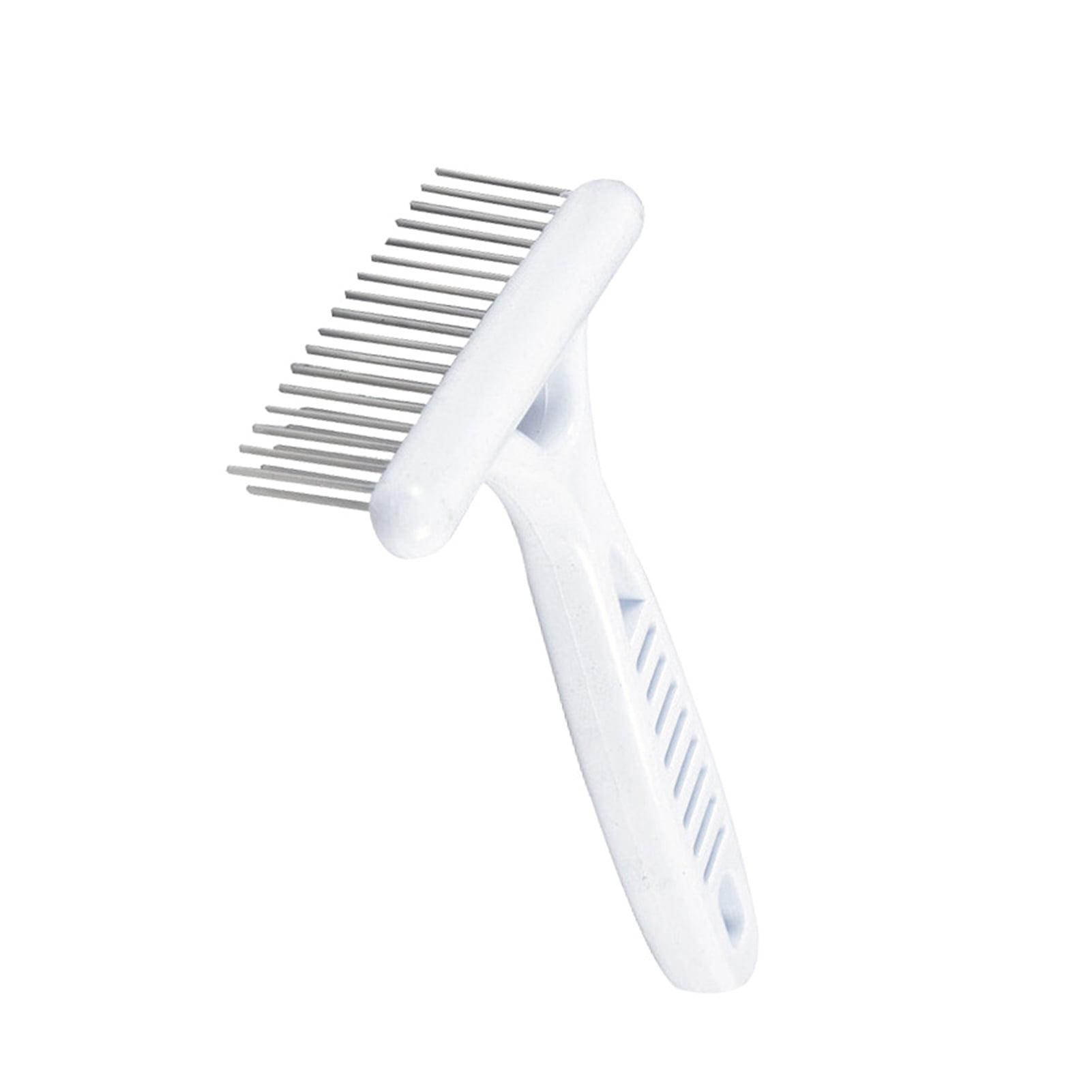 Waroomhouse Dog Grooming Tool Pet Comb Stainless Steel Double Row ...