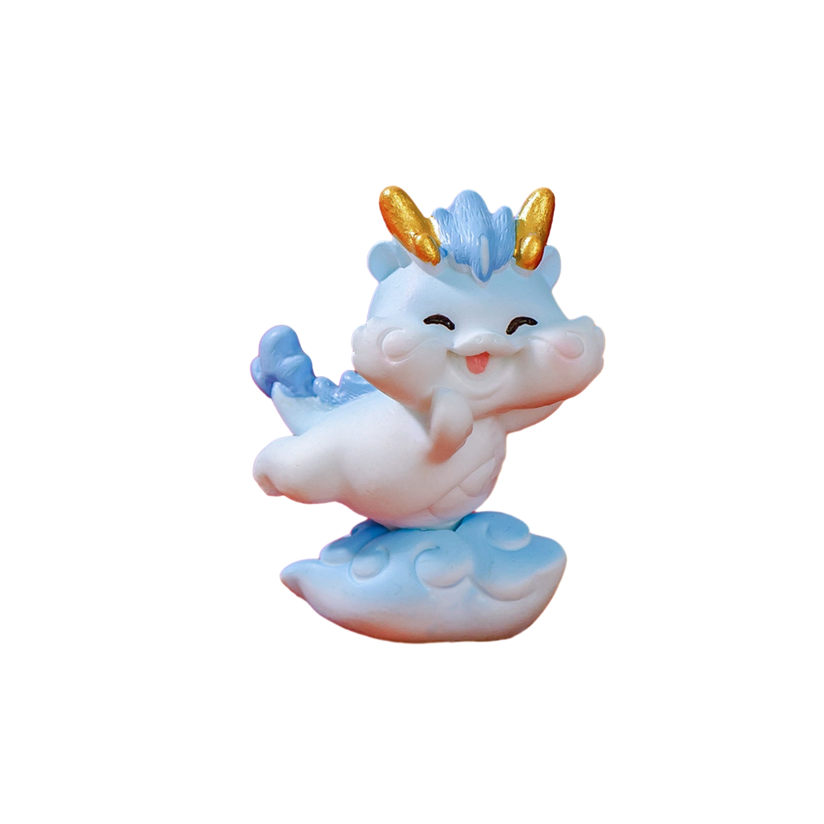 Waroomhouse Dragon Shape Gift Idea Mini Dragon Ornament Durable Resin ...