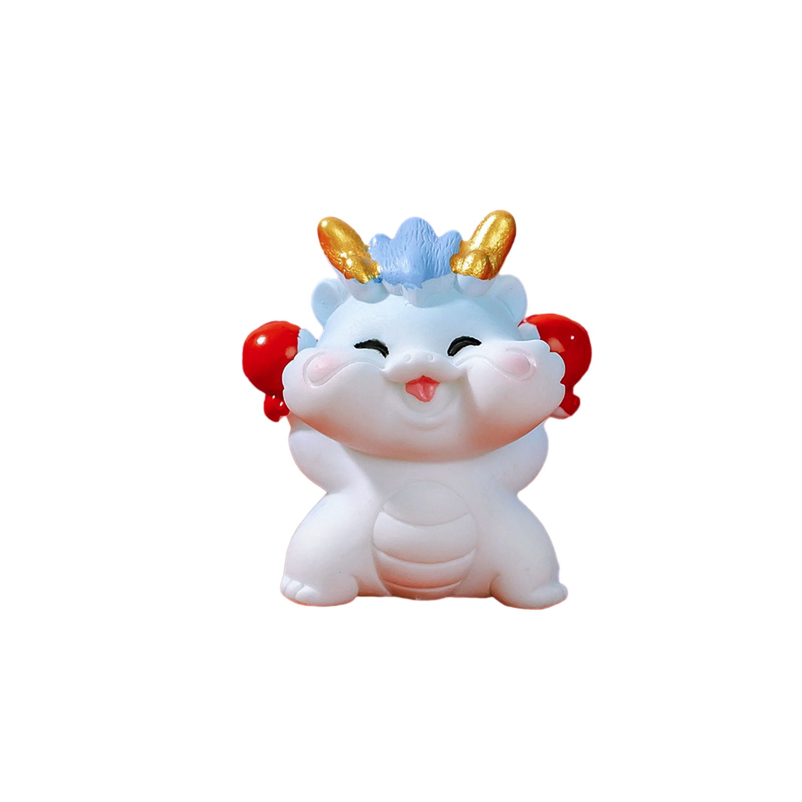 Waroomhouse Dragon Shape Gift Idea Mini Dragon Ornament Durable Resin ...