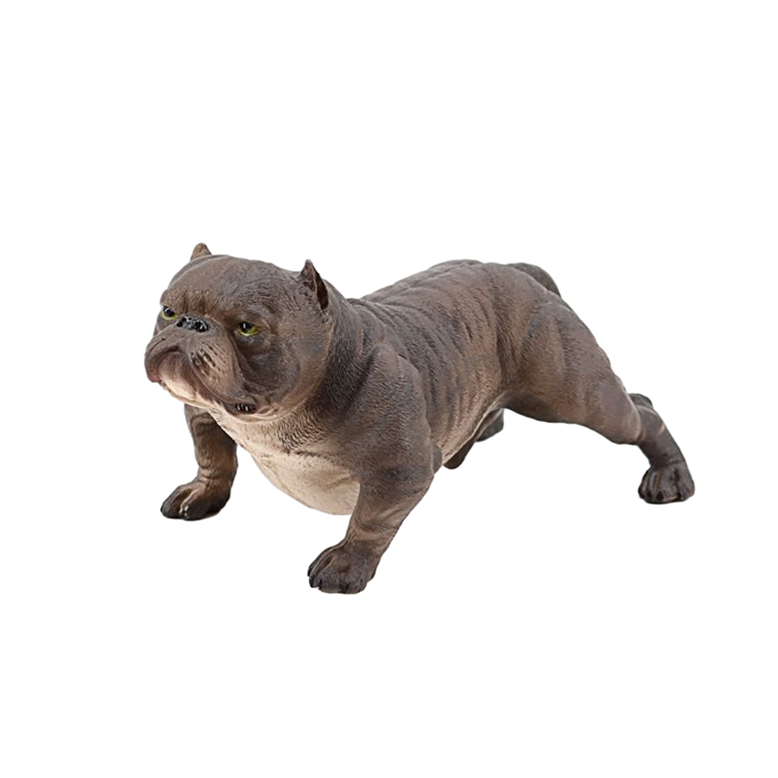 Waroomhouse Educational Animal Toy Bully Dog Ornament Realistic Pitbull ...