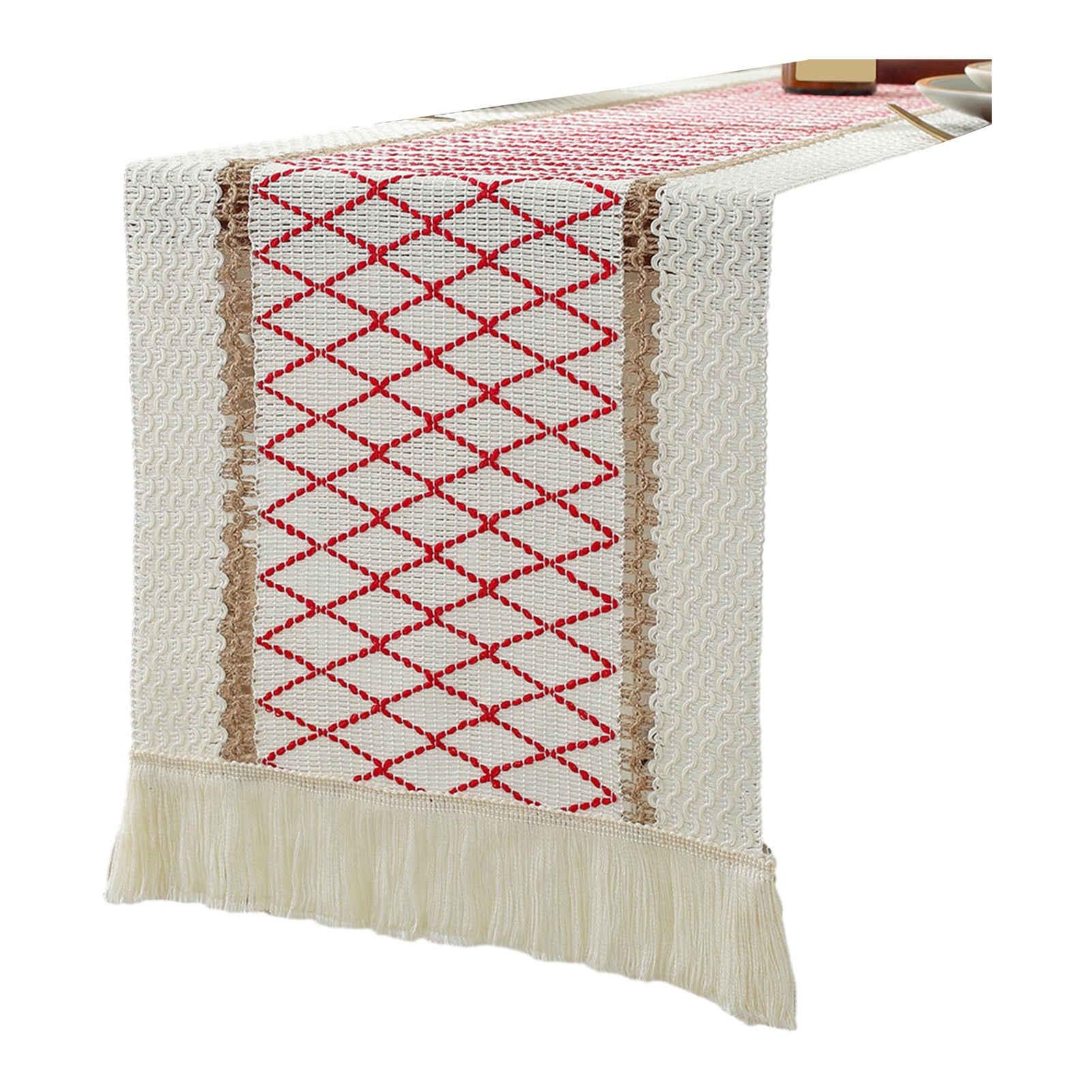 Waroomhouse Embroidered Bohemian Table Runner Bohemian Style Table ...