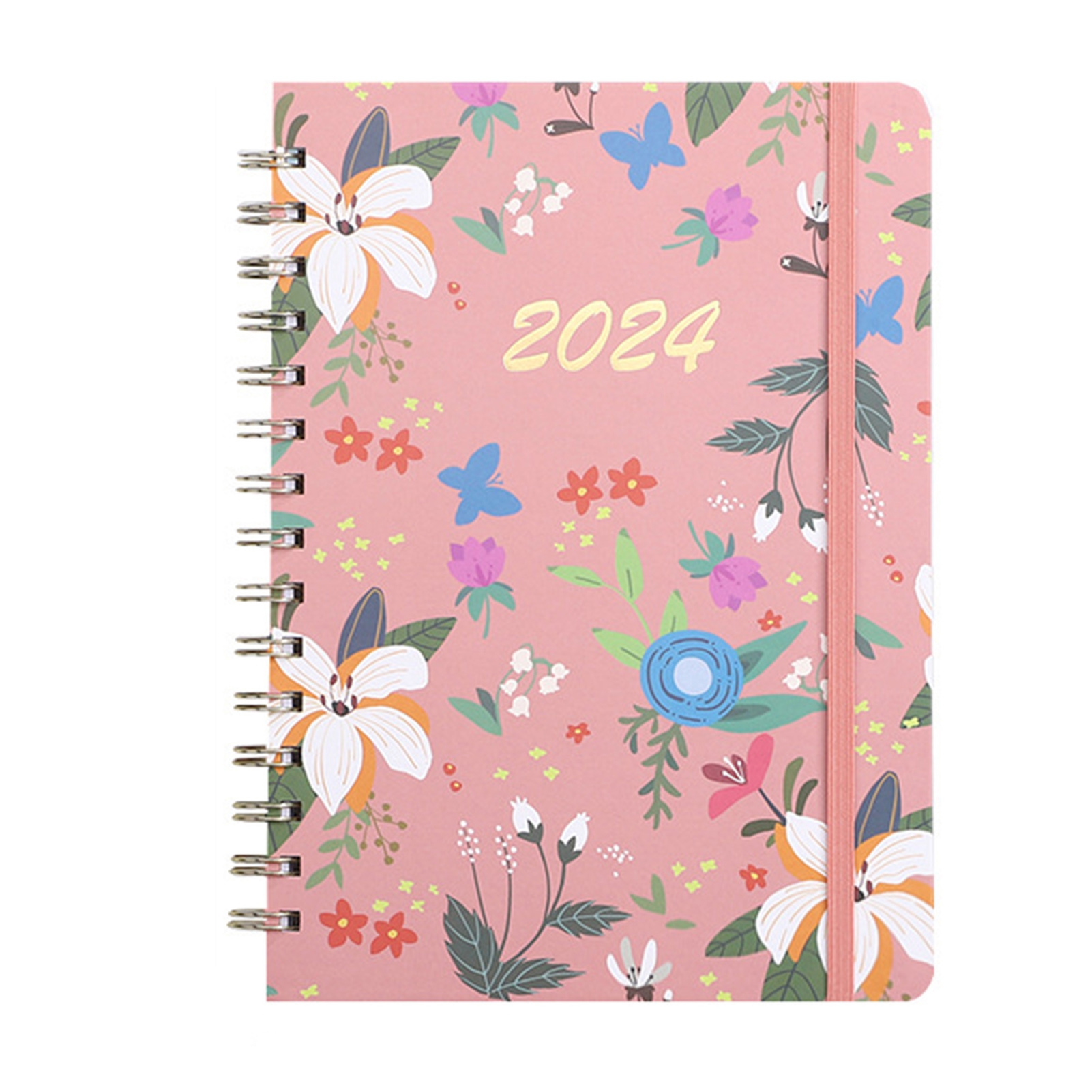 Waroomhouse Exquisite Workmanship Planner Floral Print Monthly Weekly ...