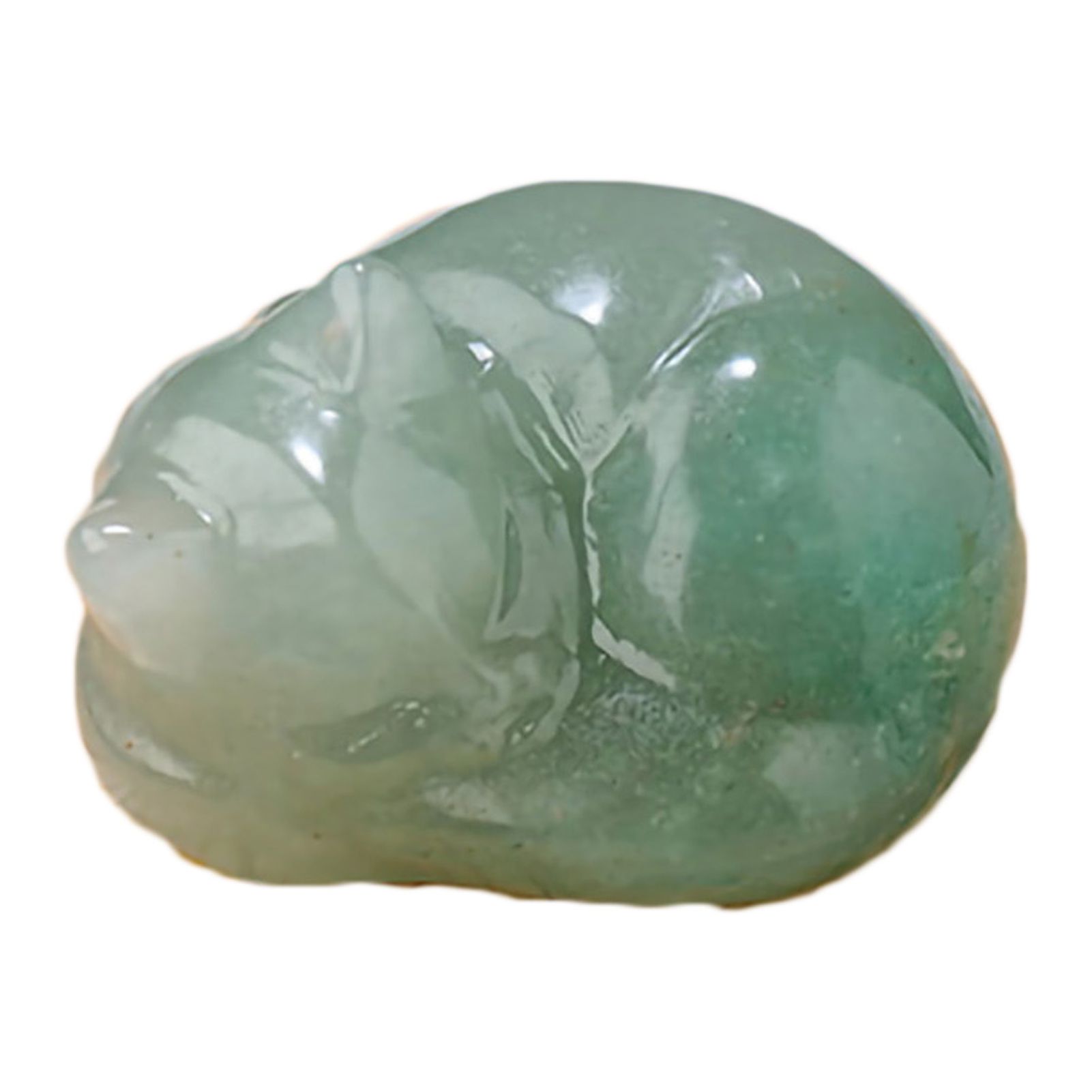 Waroomhouse Fake Crystal Figurine Bedside Table Decoration Lucky Cat ...