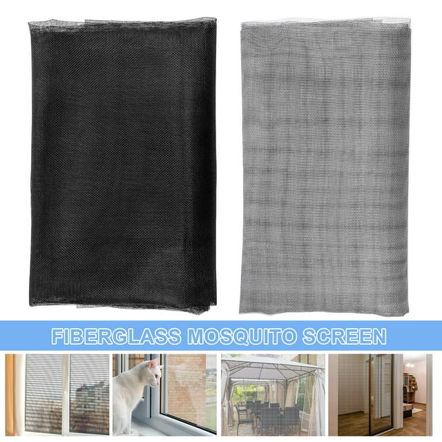 Waroomhouse Fiberglass Window Screen Door Mesh - Easy Installation Cut ...