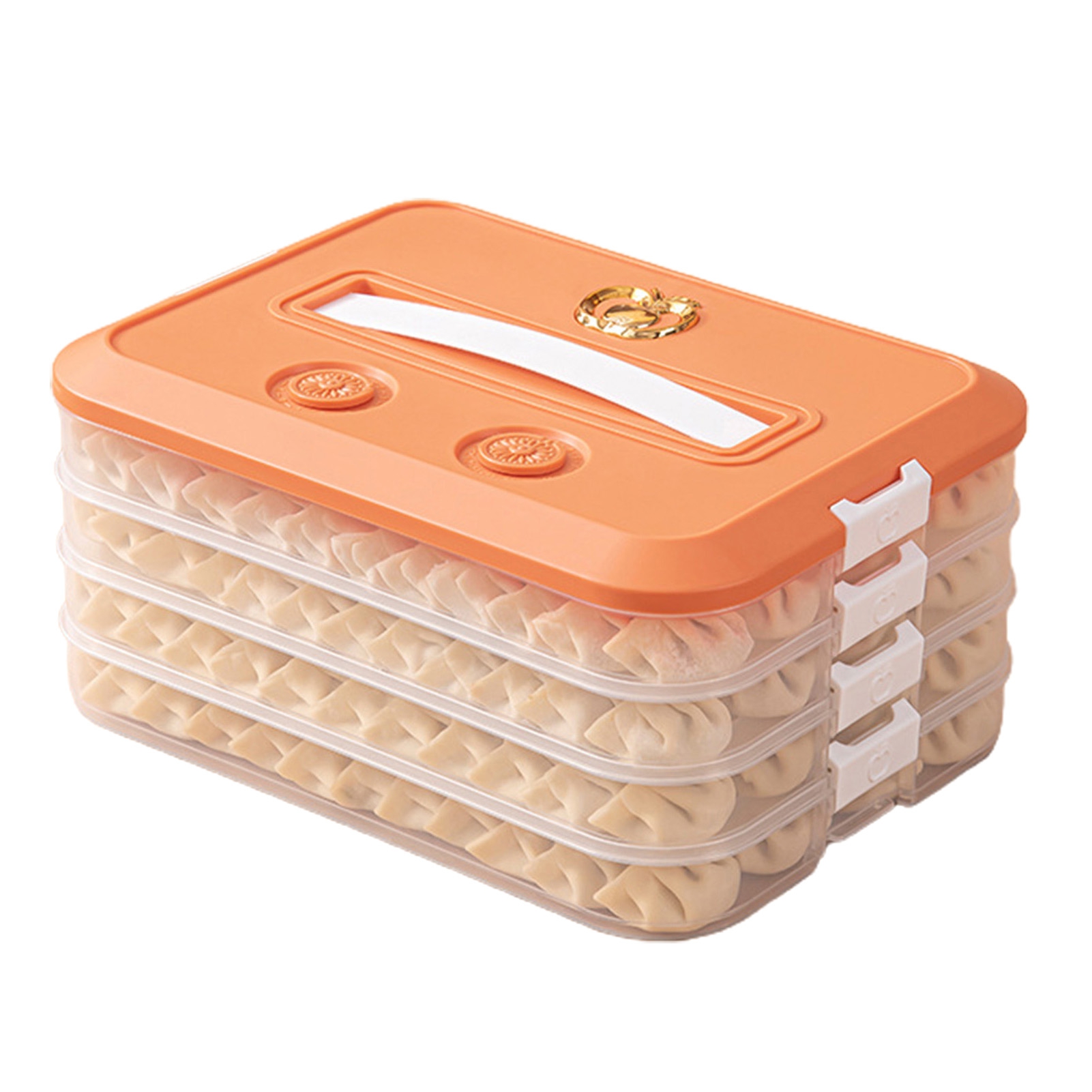 Waroomhouse Food-grade Plastic Storage Box Dumpling Box with Lid ...