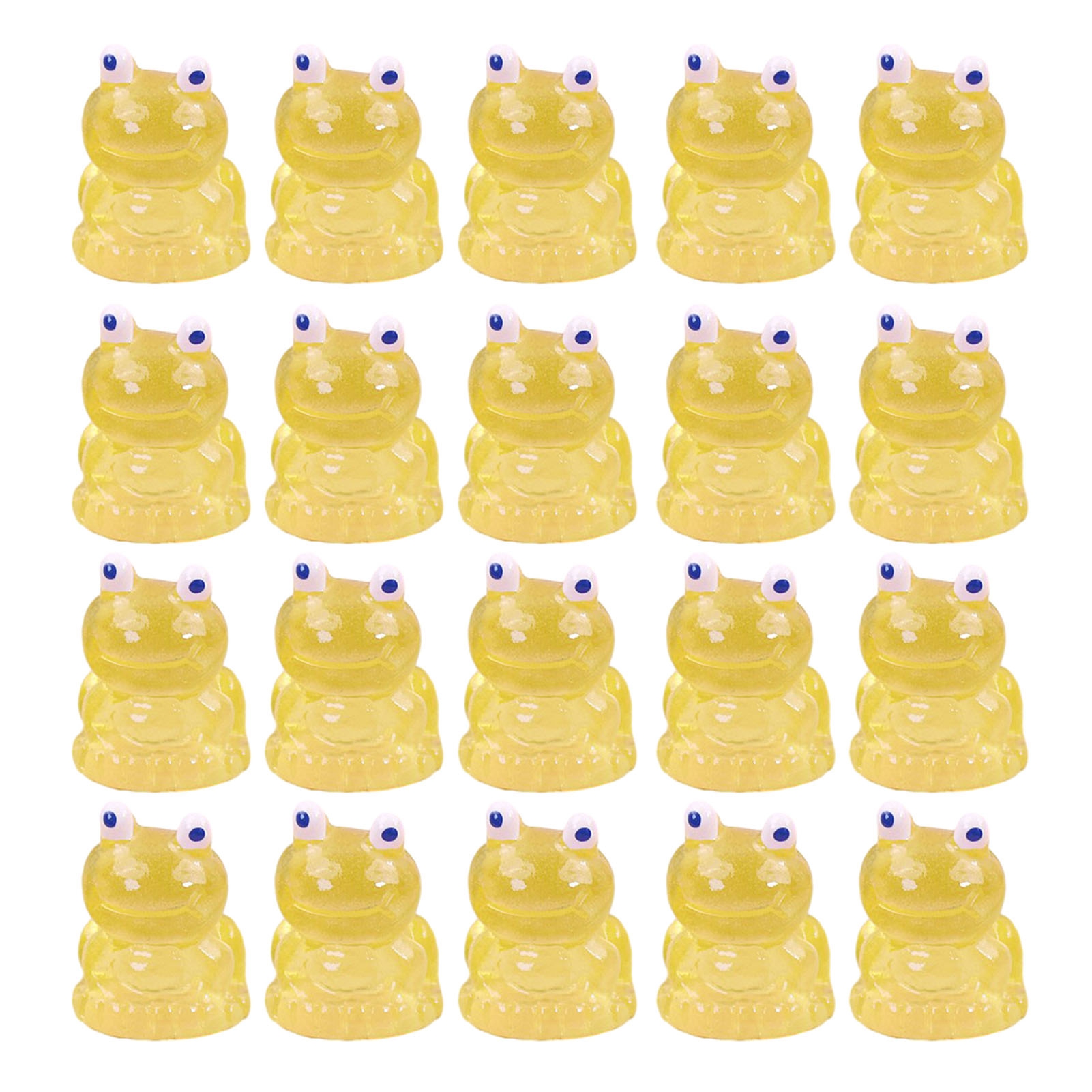 Waroomhouse Frog Figurine Set Rust-proof Frog Sculpture 20pcs Little ...