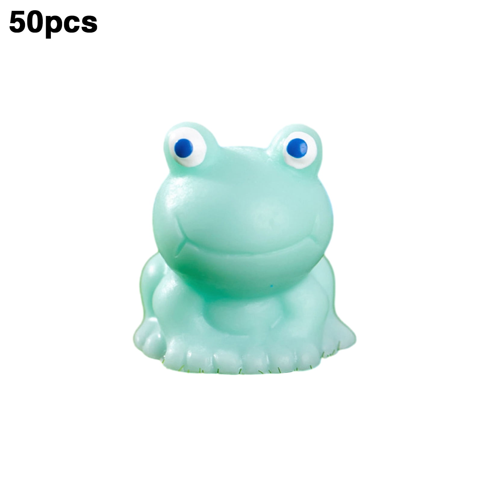Waroomhouse Frog Ornament Cute Frog Decor 50pcs Mini Cartoon Frog ...