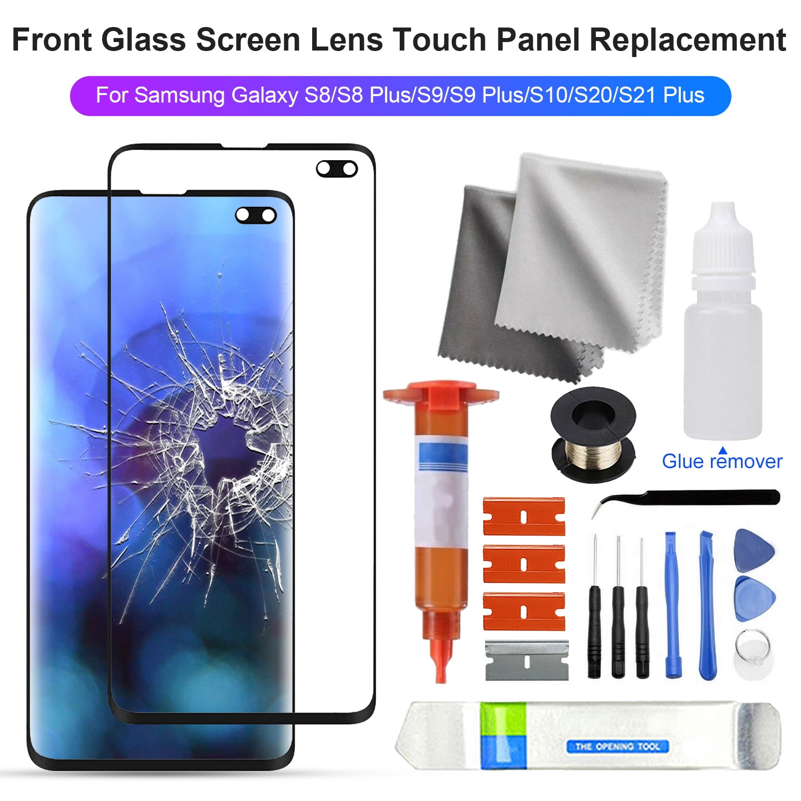Waroomhouse Front Glass Screen Lens Touch Panel Replacement Repair Kit ...