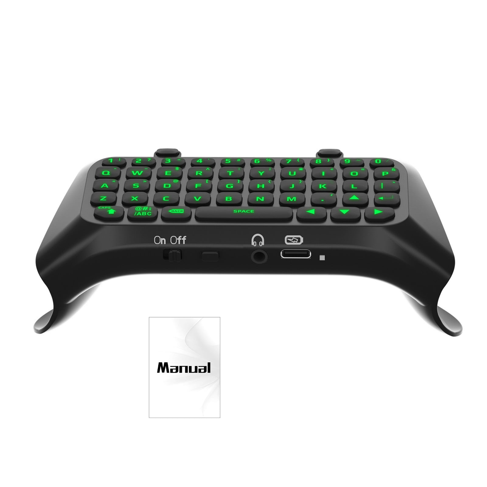 Waroomhouse Gaming Keyboard with Green Backlight Ergonomic Gaming ...