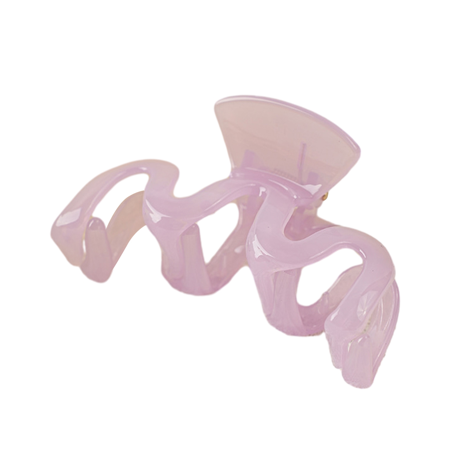 Waroomhouse Hair Claw Women's Hair Gripper Waved M-shaped Smooth Strong ...