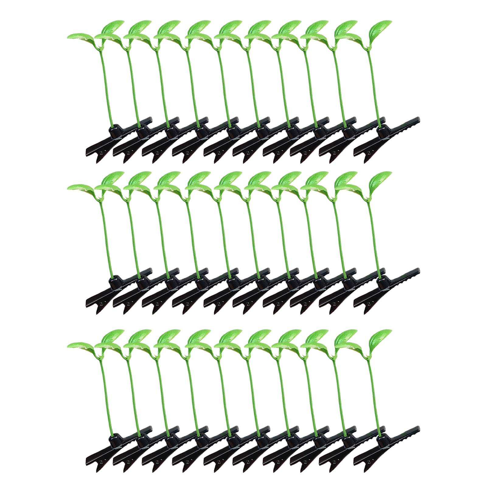 Waroomhouse Hair Pin Set 20/30/50pcs Funny Bean Sprout Hair Clip Set ...