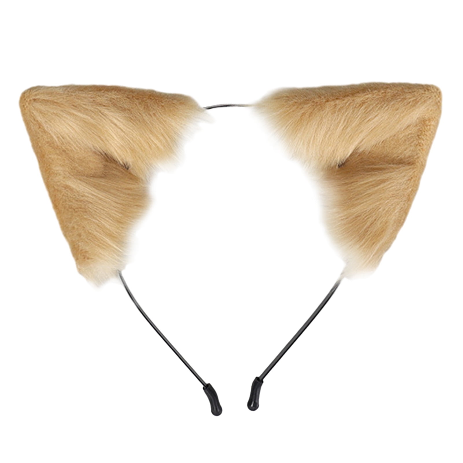 Waroomhouse Handmade Simulation Fox Ears Hair Band Movable Cat Ears ...