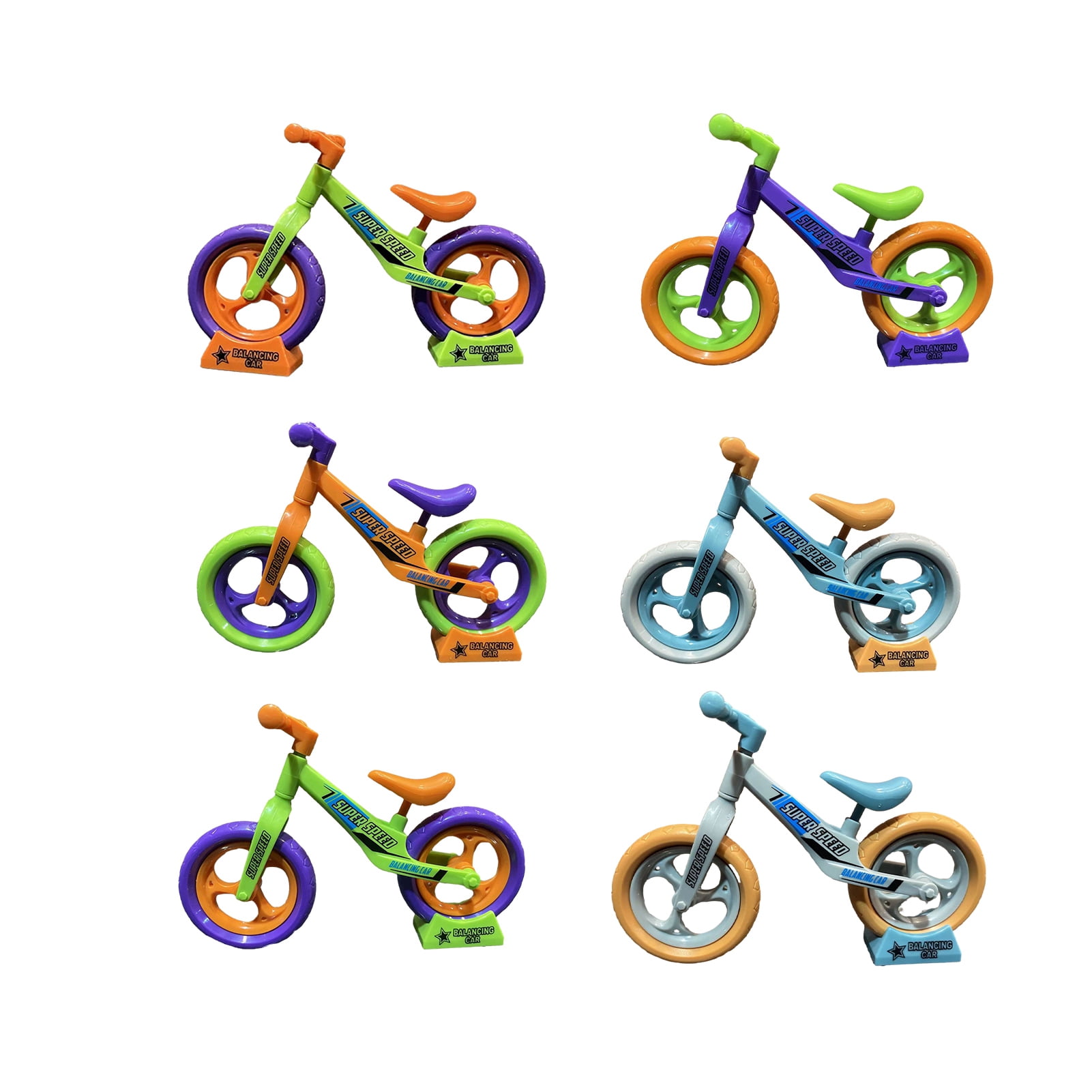 Waroomhouse Hands-on Ability Bike Toy Kids Bicycle Toy Mini Bicycle Toy ...