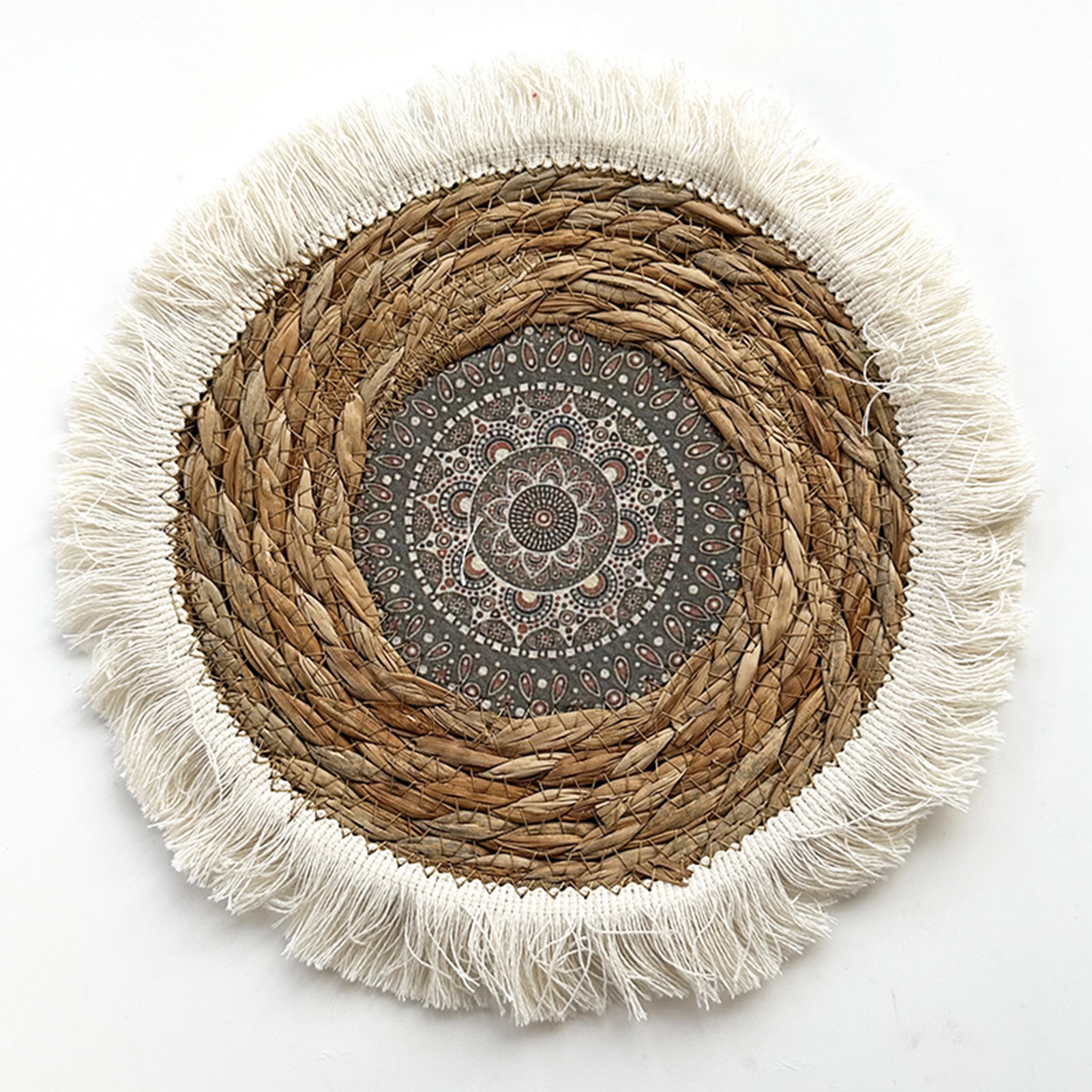 Waroomhouse Heat-insulating Placemat Round Reusable Placemat Heat ...