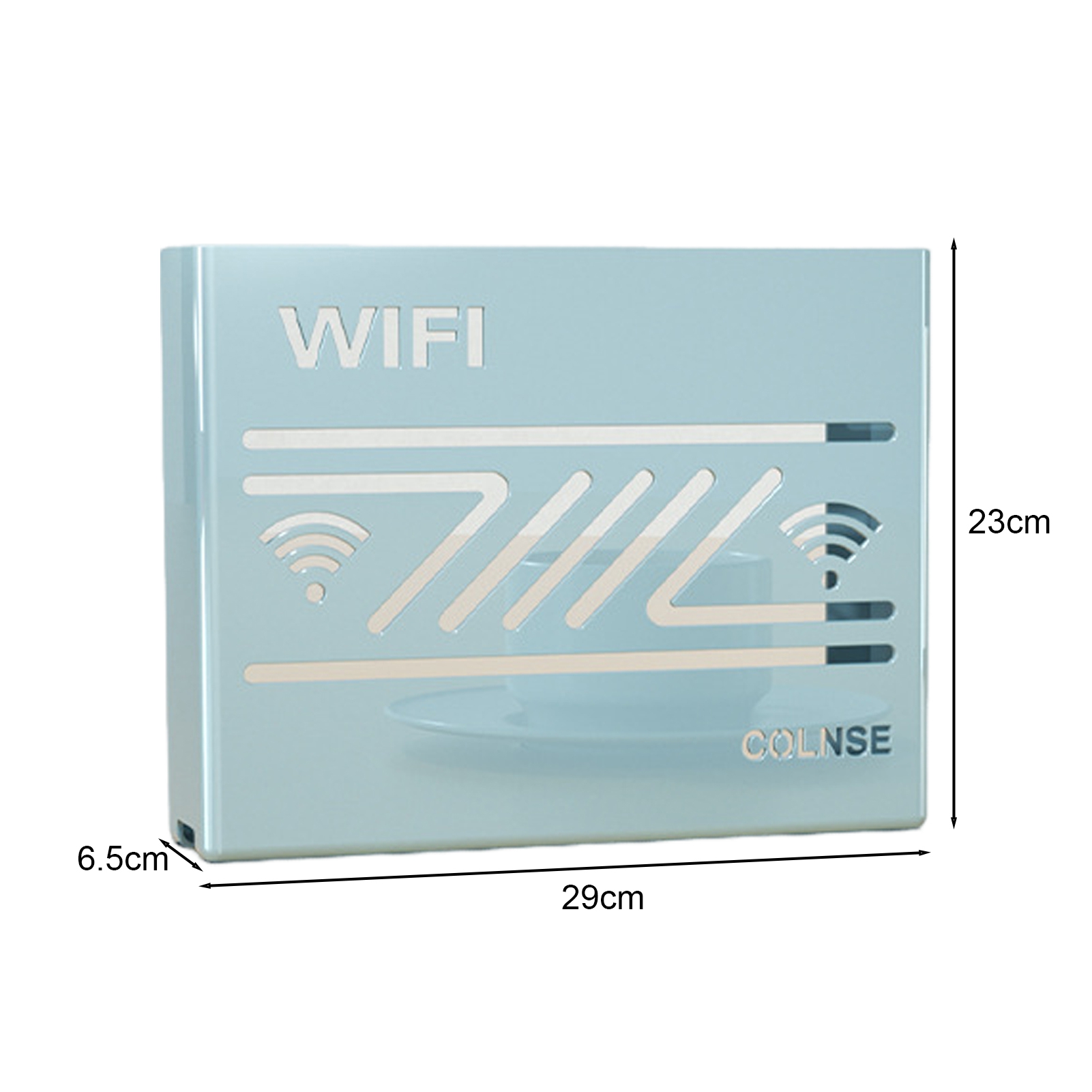 Waroomhouse Hollow Router Box Wall Mount Router Storage Box Modern ...