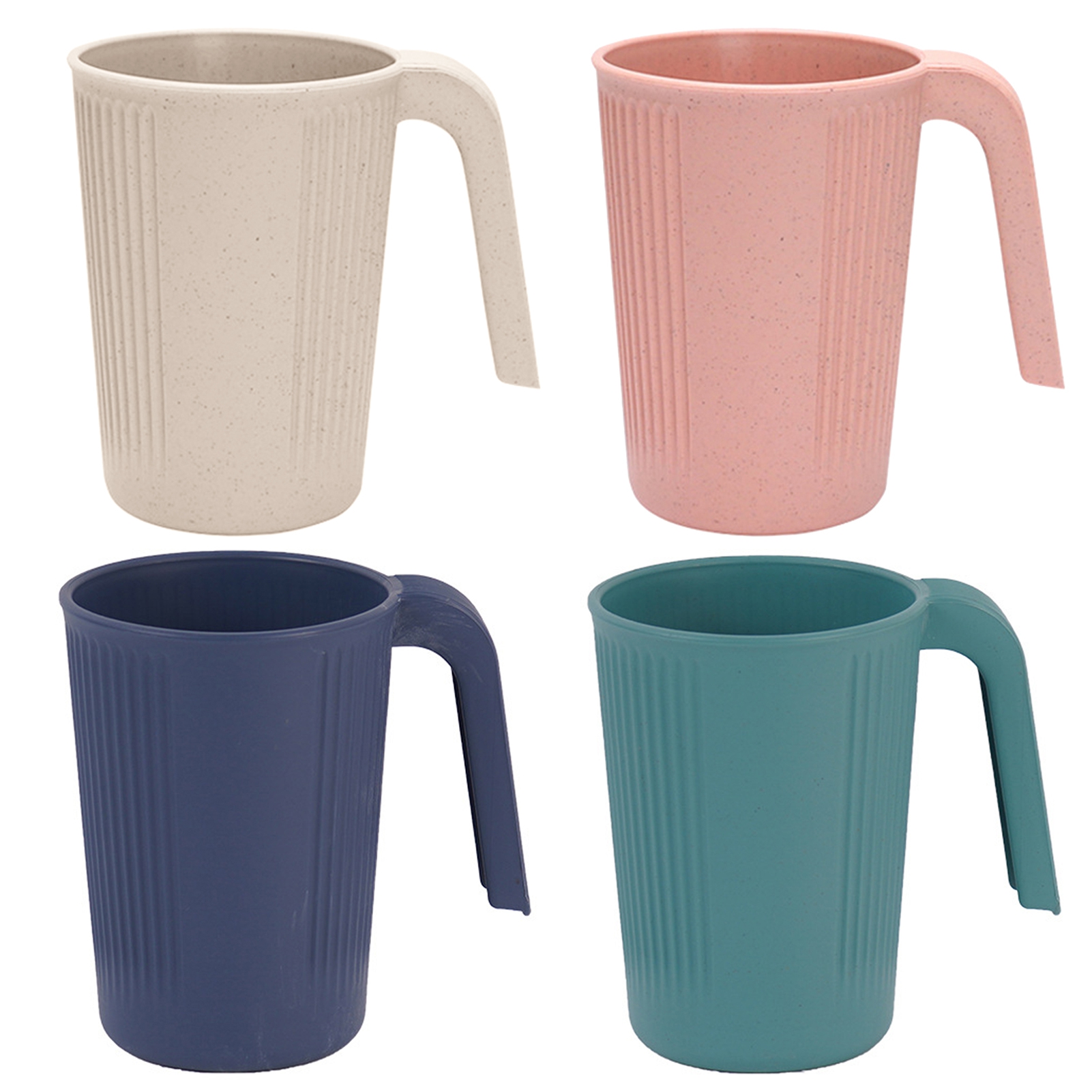 Waroomhouse Hot Drink Scald Prevention Cup Water Cup with Curved Handle ...