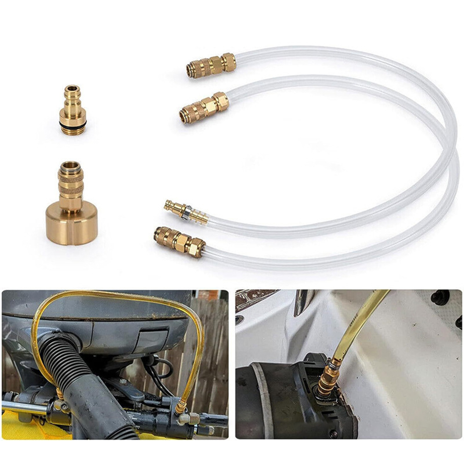 Waroomhouse Hydraulic Steering System Quick Connect Oil Filler Kit ...