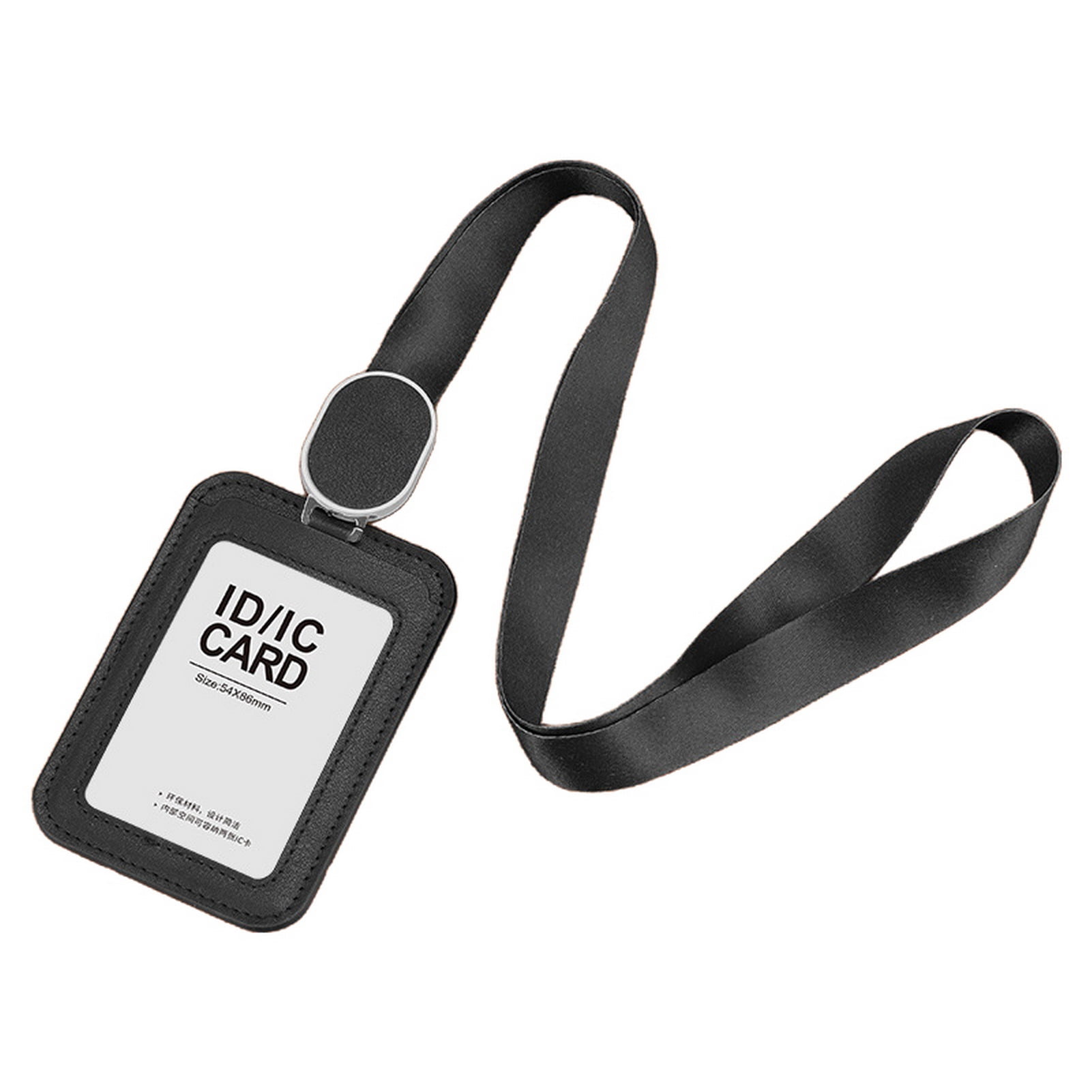 Waroomhouse Id Card Holder Transparent Id Badge Holder with Retractable ...