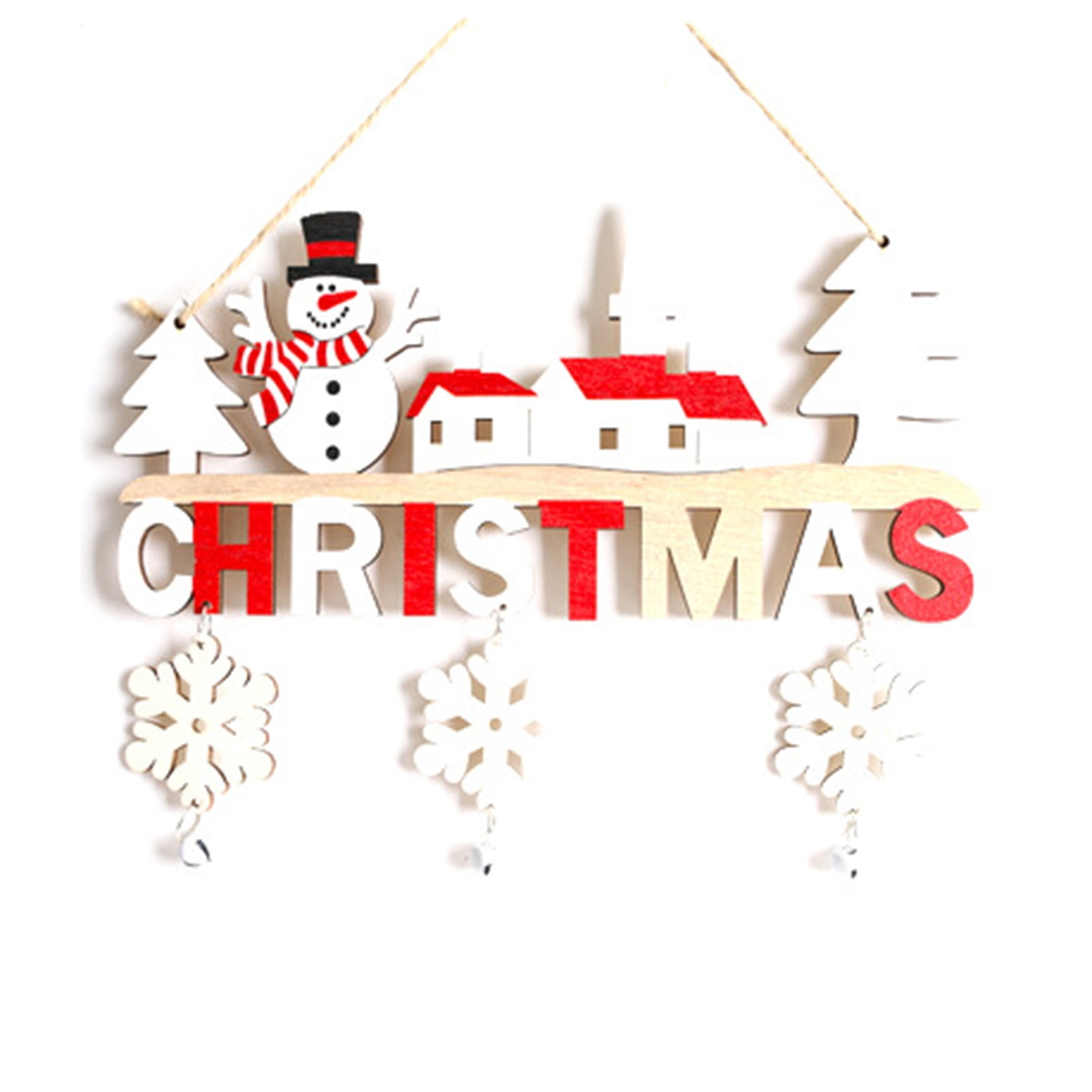 Waroomhouse Joyful Holiday Sign Christmas Door Sign Christmas Wood Door ...