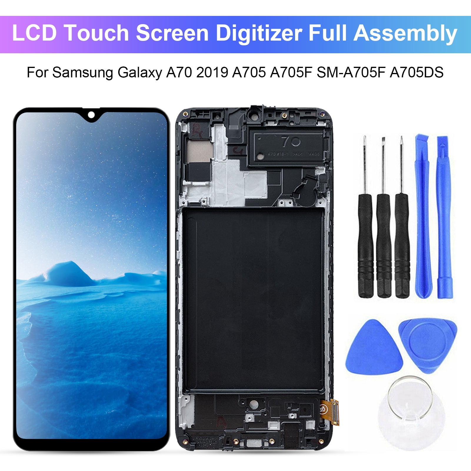 Waroomhouse LCD Display Professional Original AMOLED LCD Digitizer Full ...