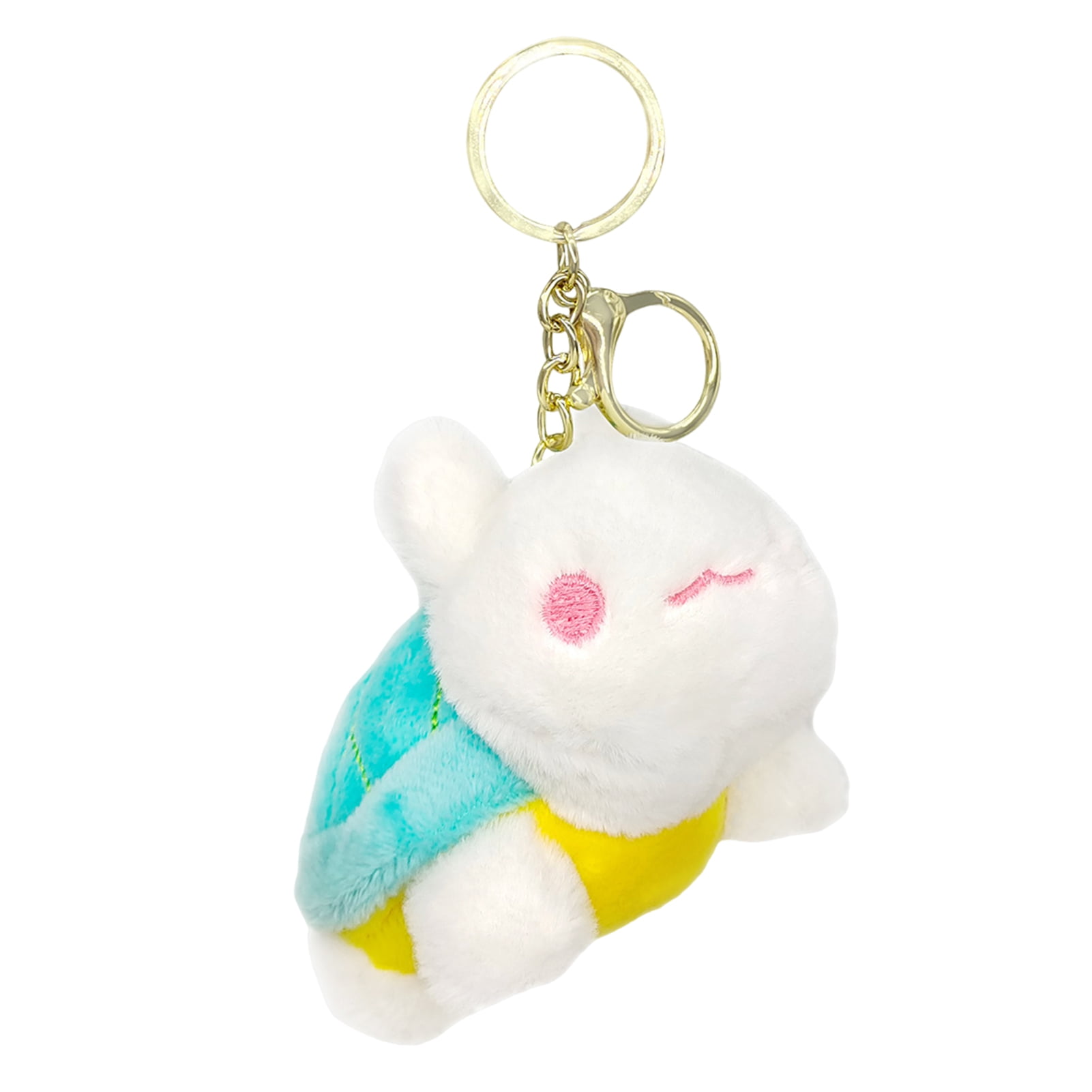 Waroomhouse Light Keychain Plush Keychain Mini Sea Creatures Keychain ...