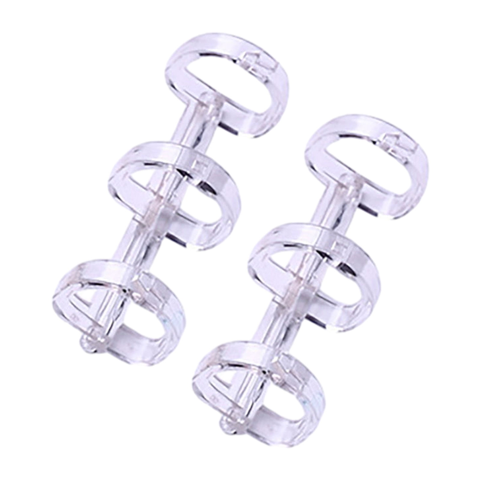 Waroomhouse Loose-leaf Ring Foldable Loose-leaf Ring 2pcs 3-hole Loose ...