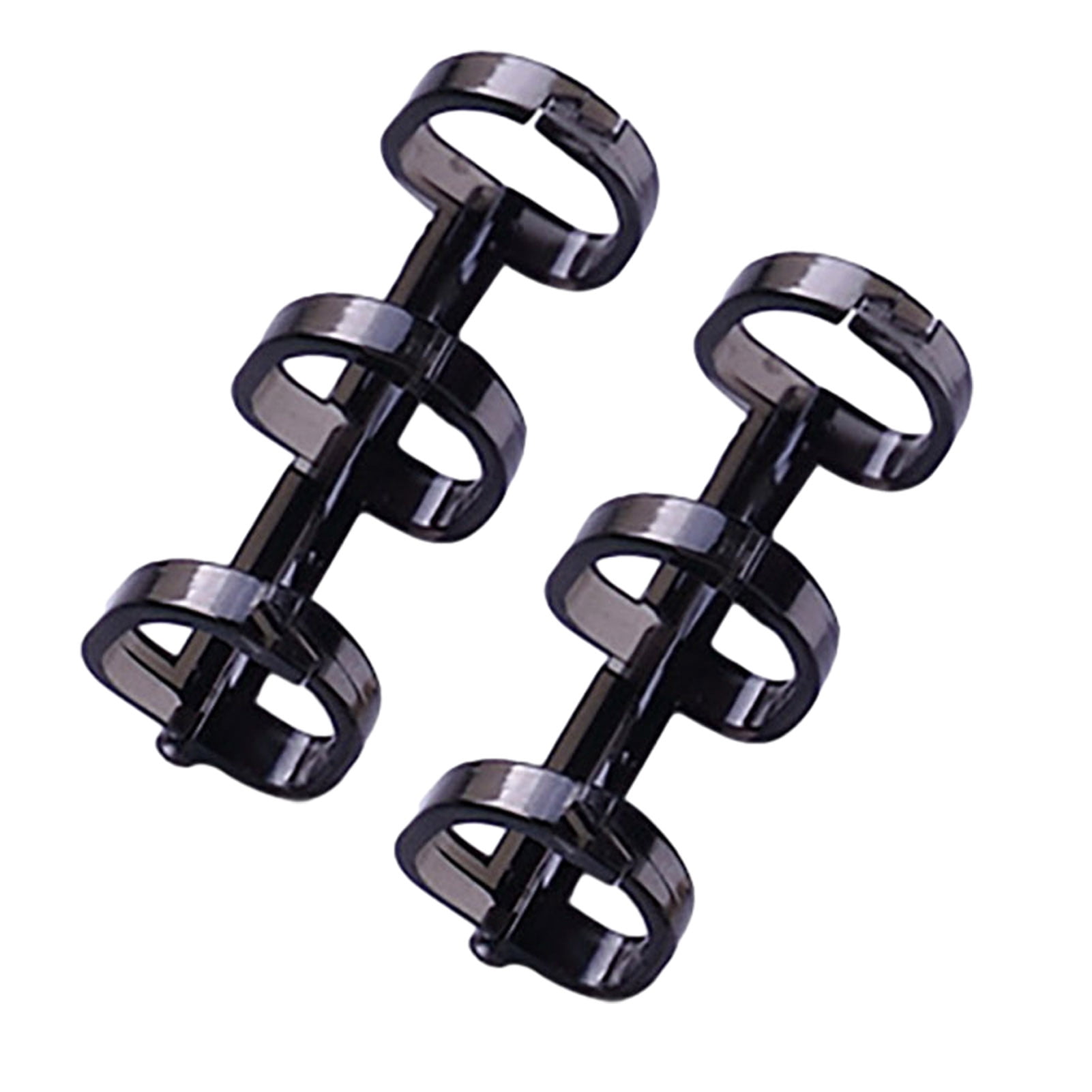 Waroomhouse Loose-leaf Ring Foldable Loose-leaf Ring 2pcs 3-hole Loose ...