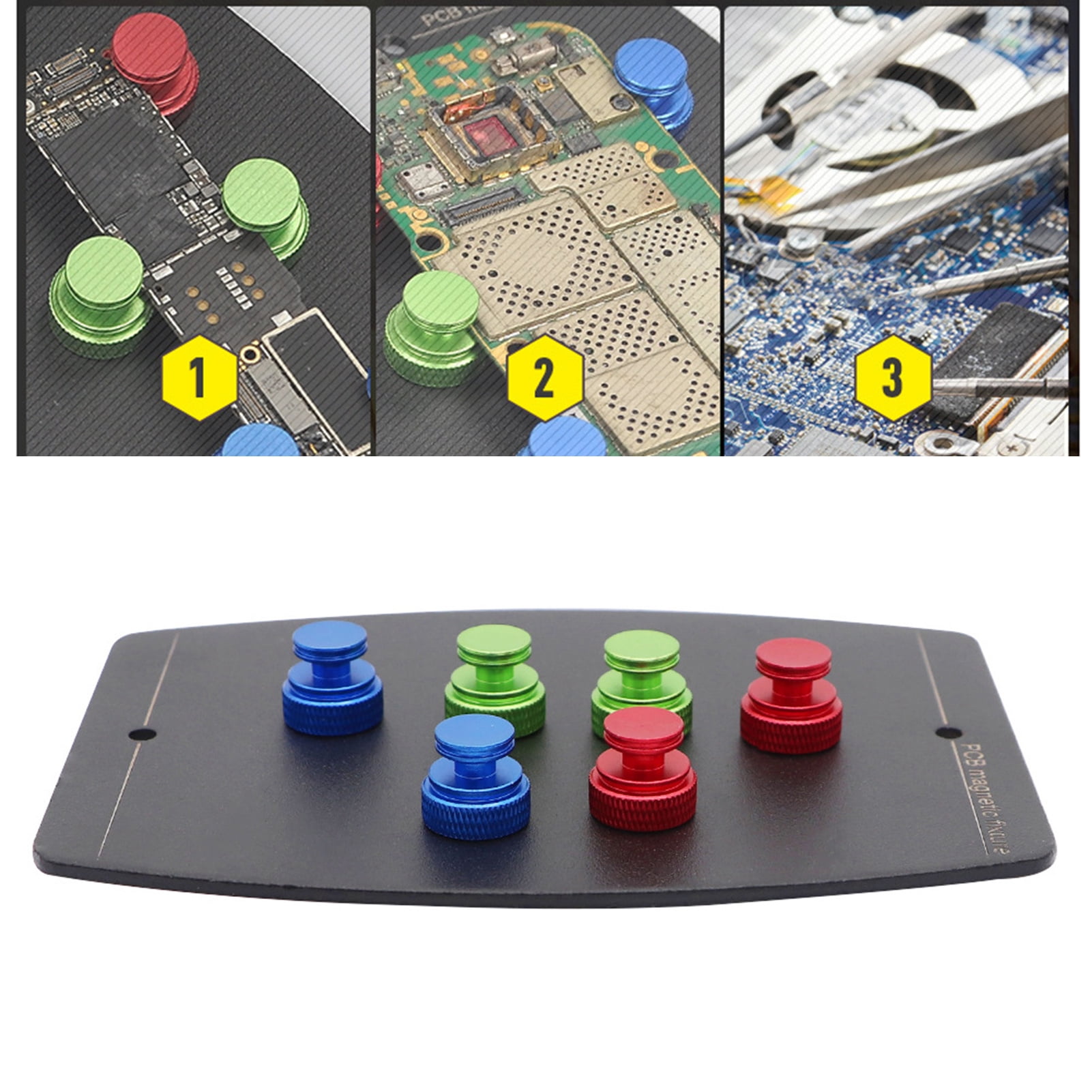 Waroomhouse Mainboard Clamp 1 Set with 6 Clip Column - Soldering ...